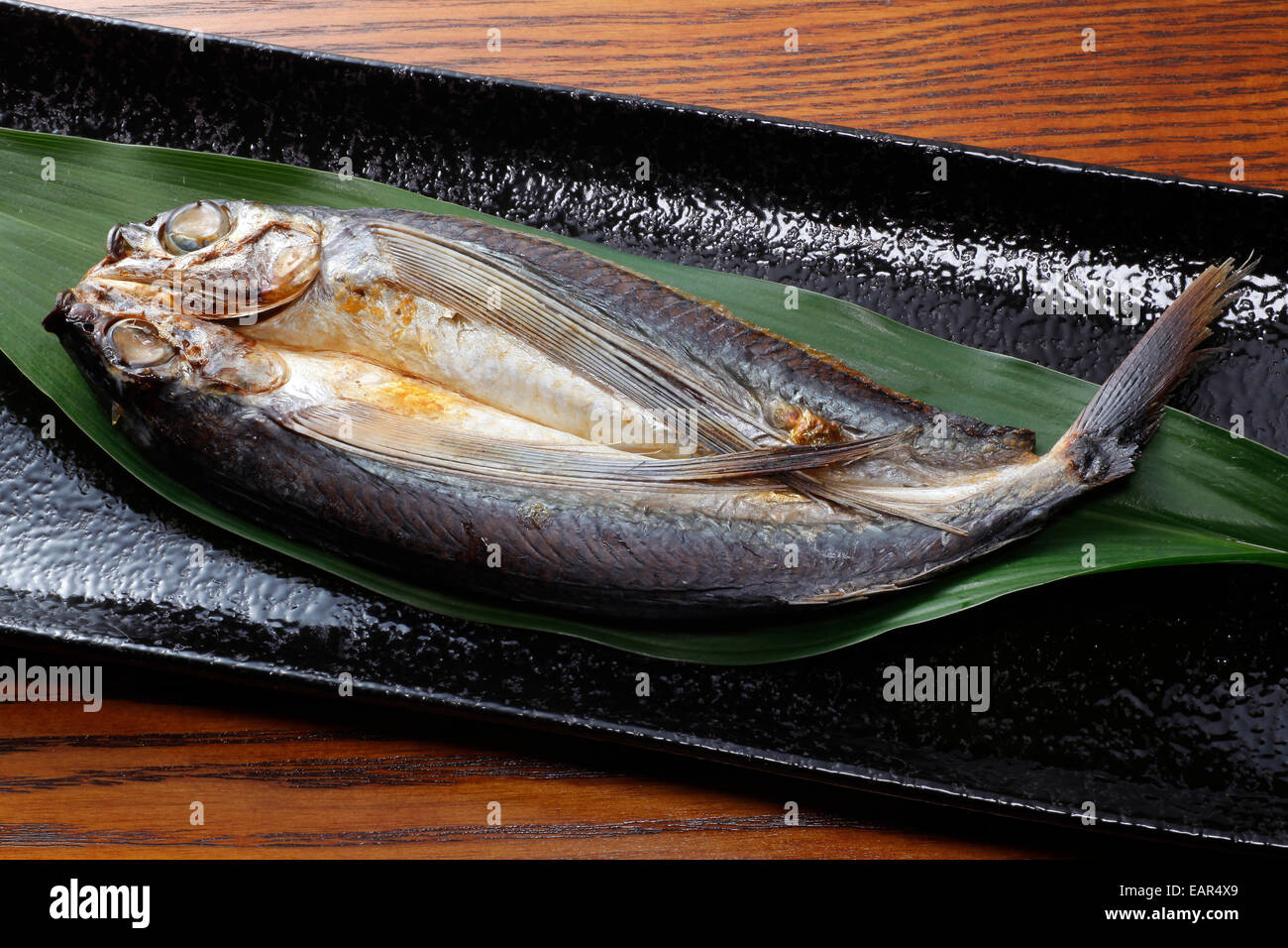 Japanese style grilled fish Stock Photo - Alamy
