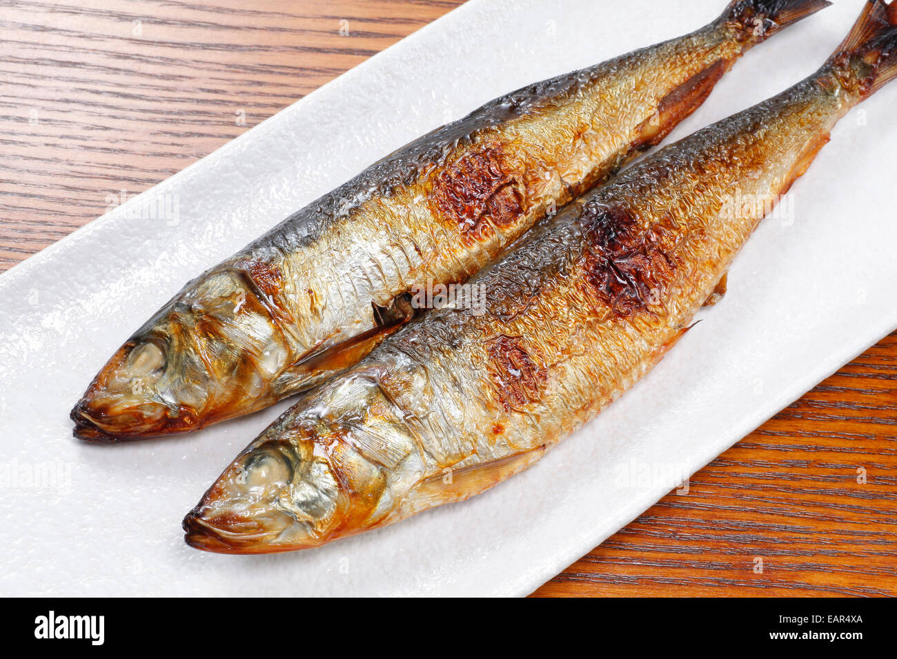Japanese style grilled fish Stock Photo - Alamy