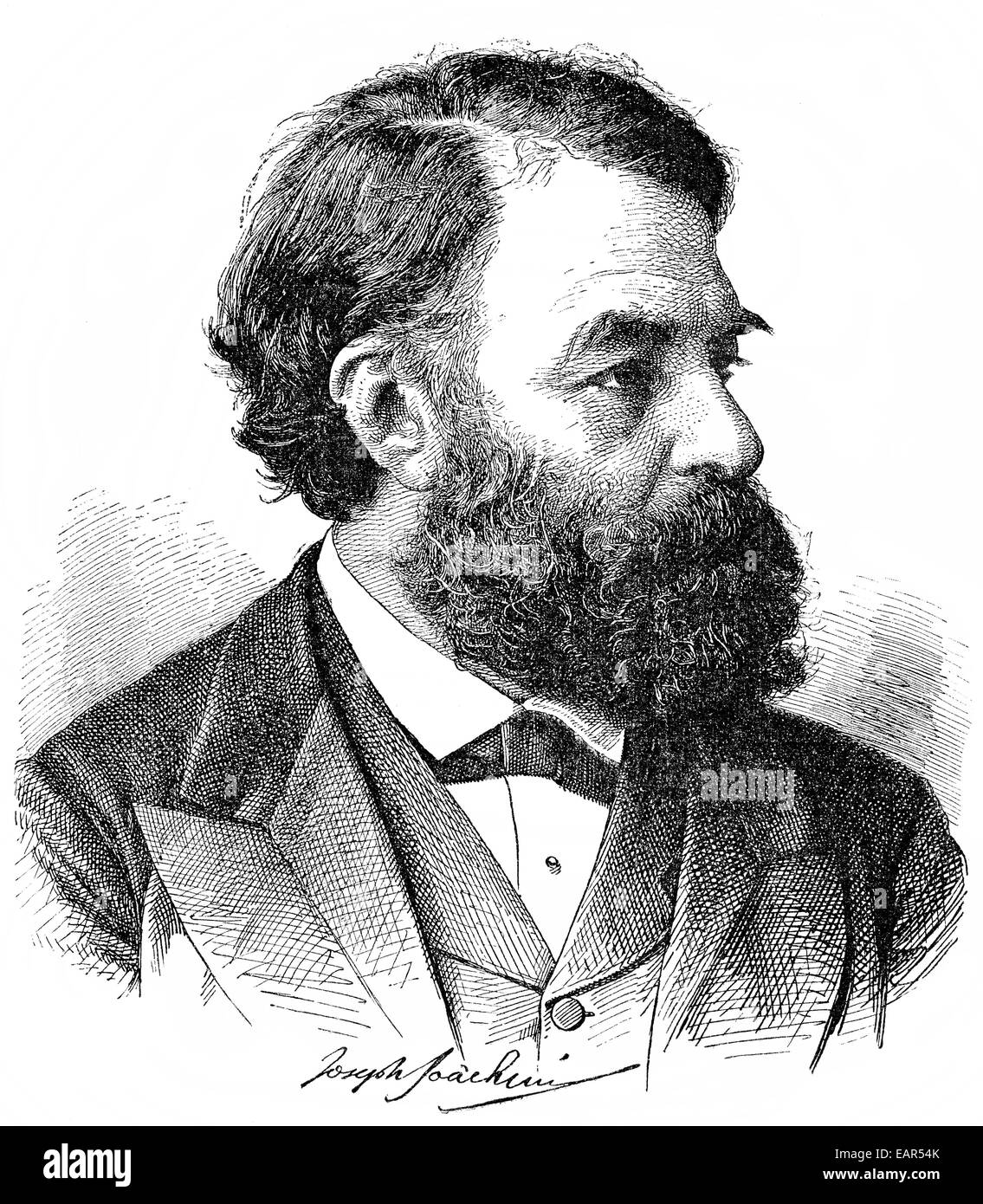 Joseph Joachim, 1831-1907, Hungarian violinist, conductor and composer ...