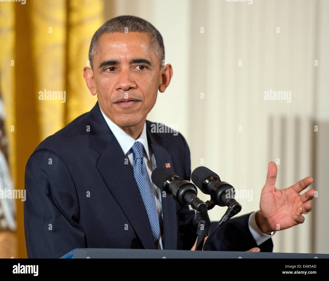 Washington DC, USA. 19th November, 2014. United States President Barack ...