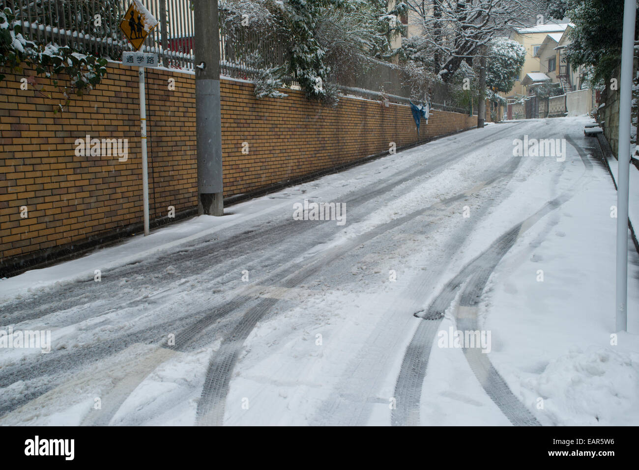 Tokyo in snow hi-res stock photography and images - Alamy
