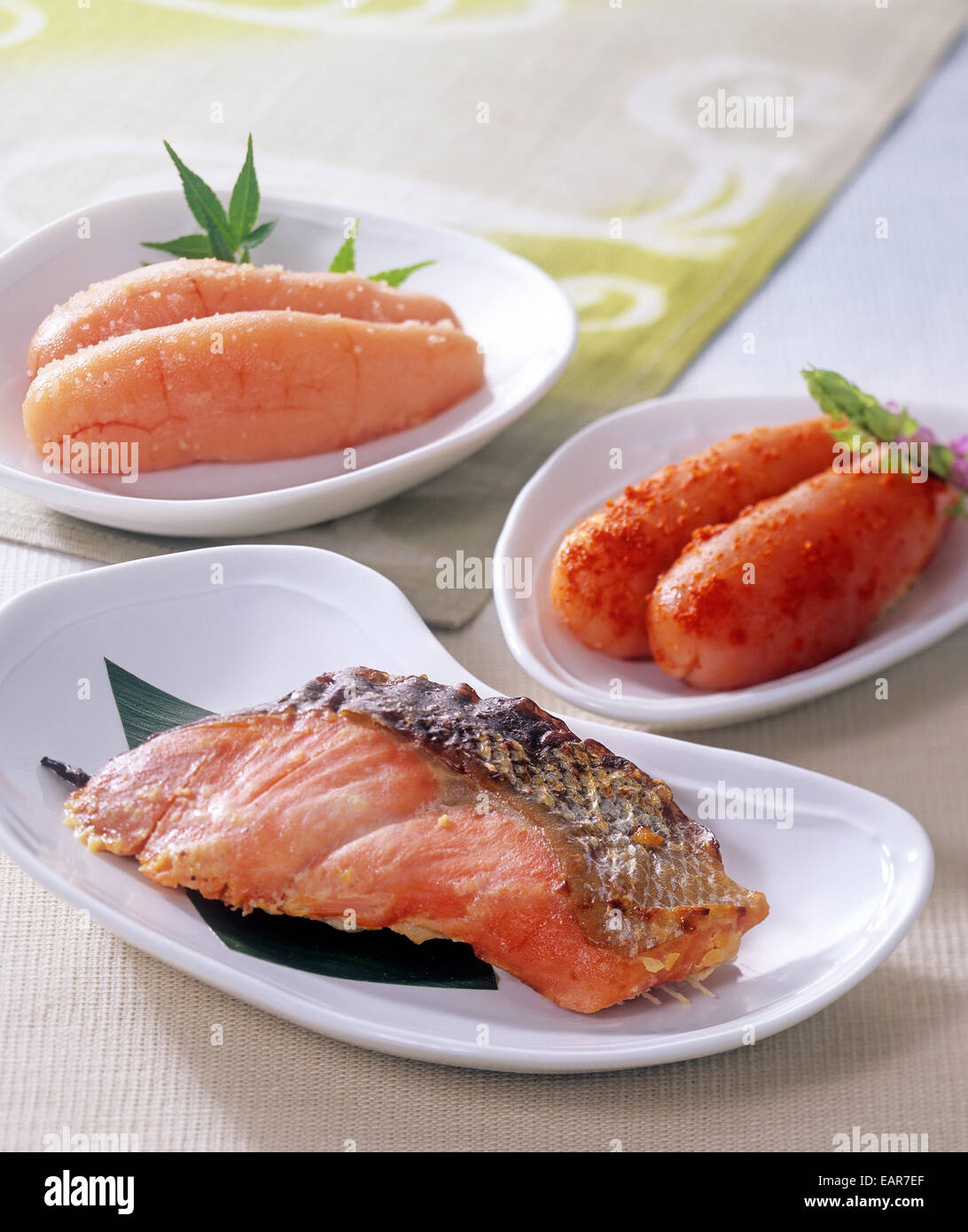 Japanese style grilled fish Stock Photo - Alamy