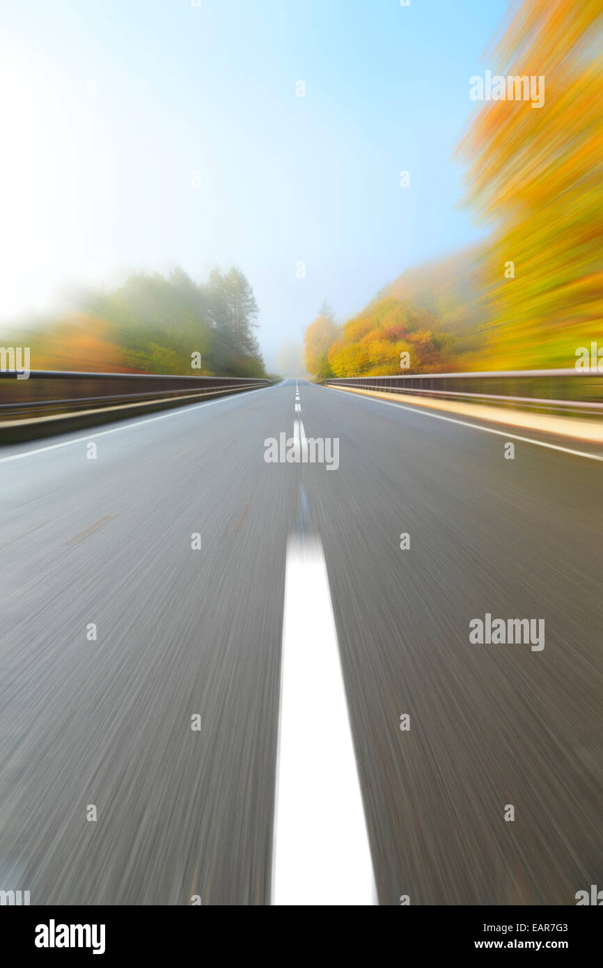 Street in the countryside Stock Photo - Alamy