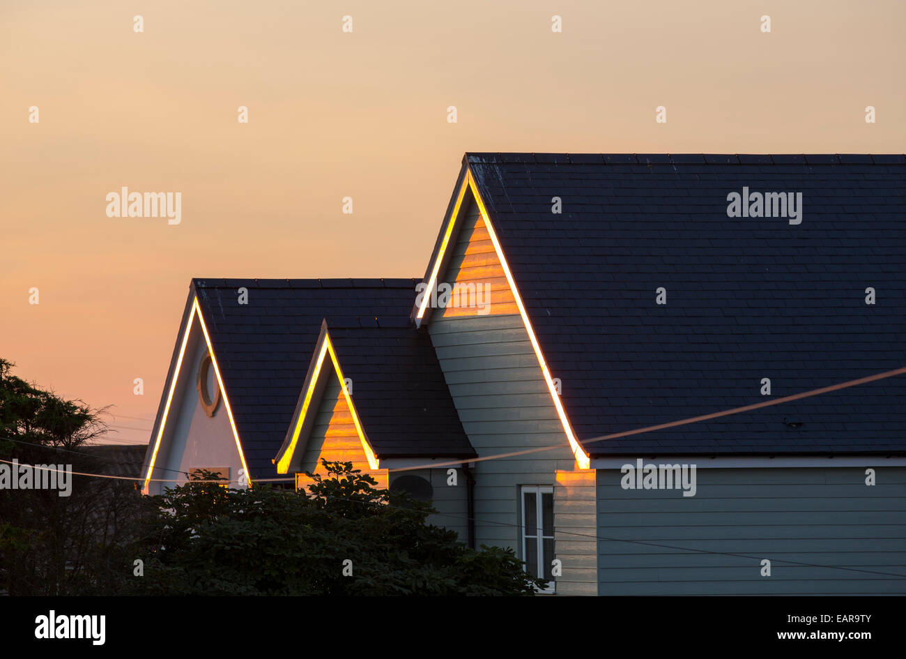 House roof apex house hi-res stock photography and images - Alamy