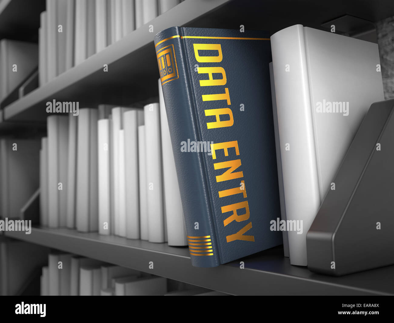 Data Entry - Title of Book Stock Photo - Alamy
