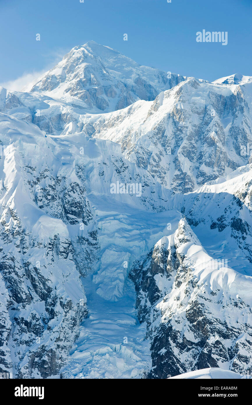Alaska,Aerial View,Mt. Mckinley,Denali Park Stock Photo - Alamy