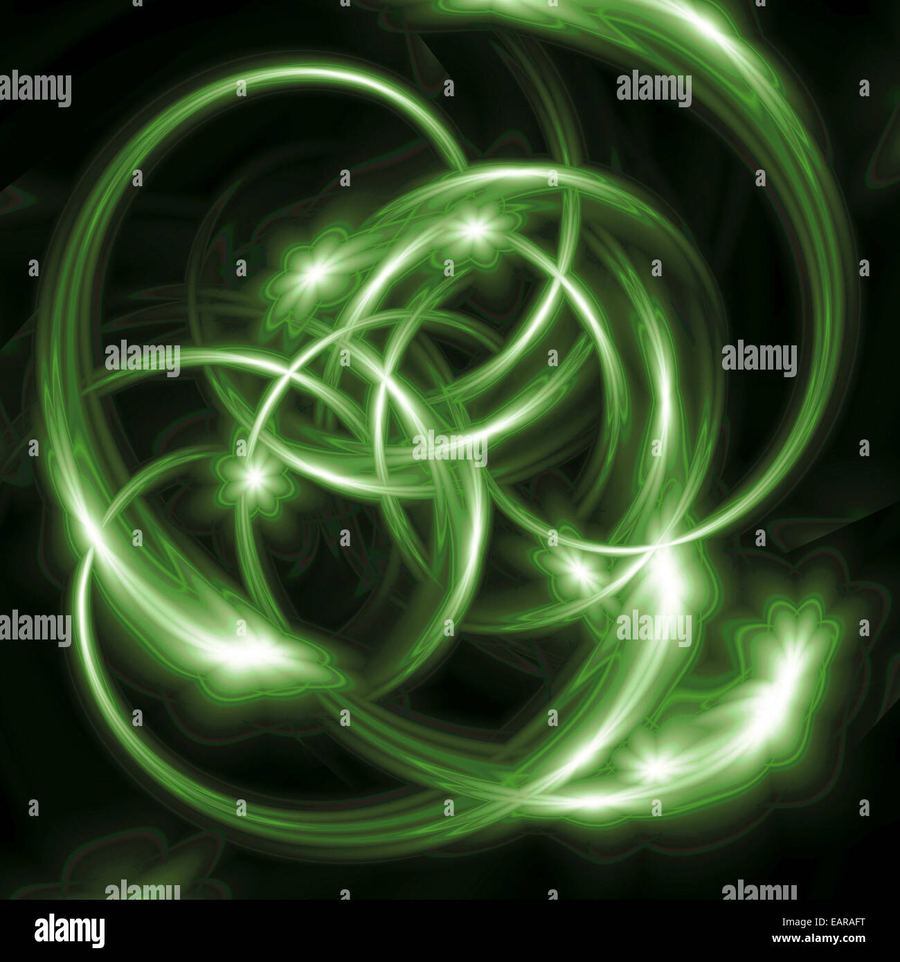 Abstract green line designs Stock Photo - Alamy