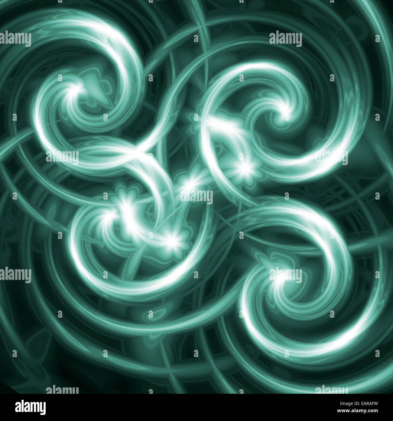 Abstract green line designs Stock Photo - Alamy