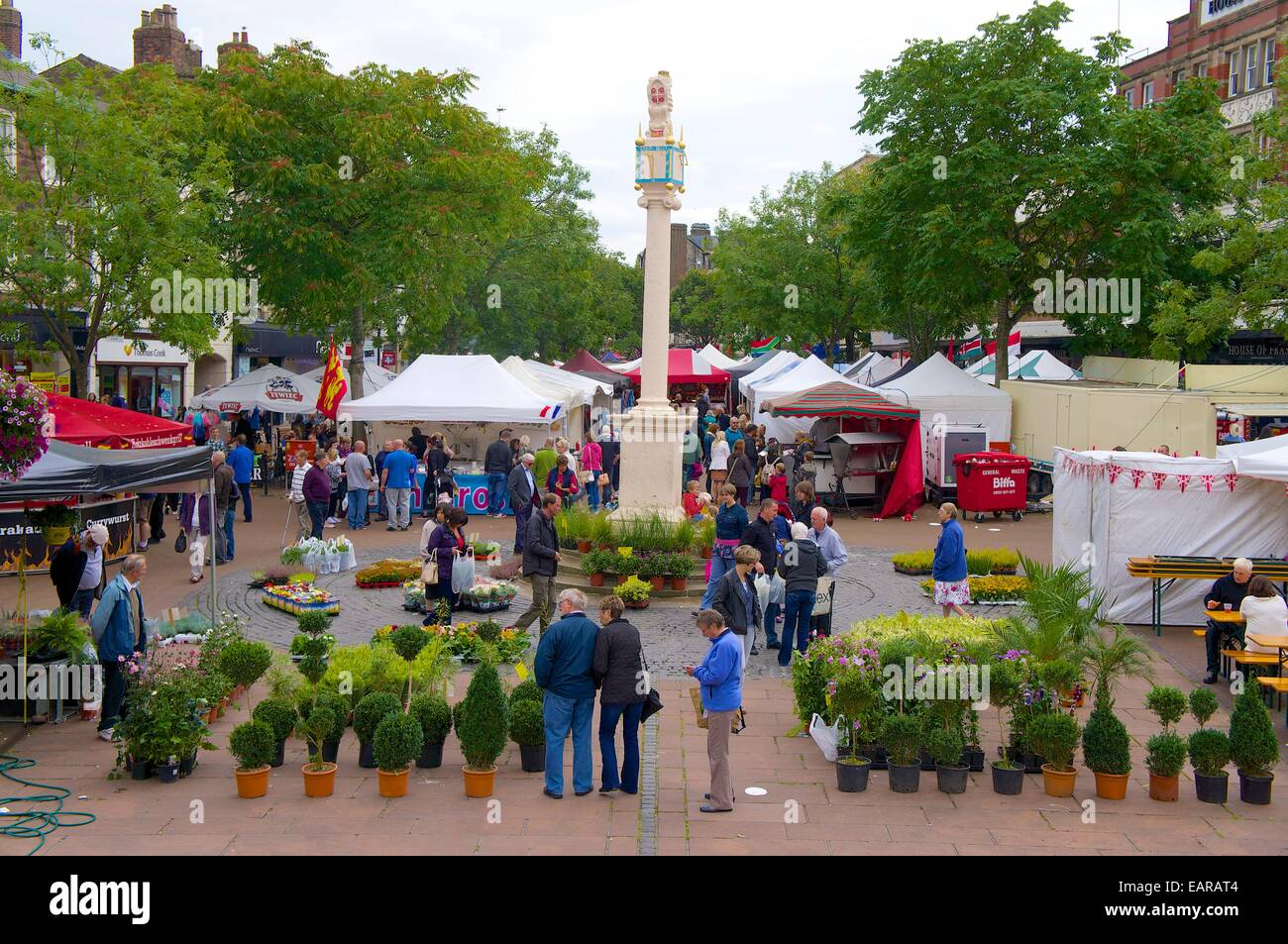 Carlisle Cross during Carlisle Continental Market. Carlisle Town Centre ...