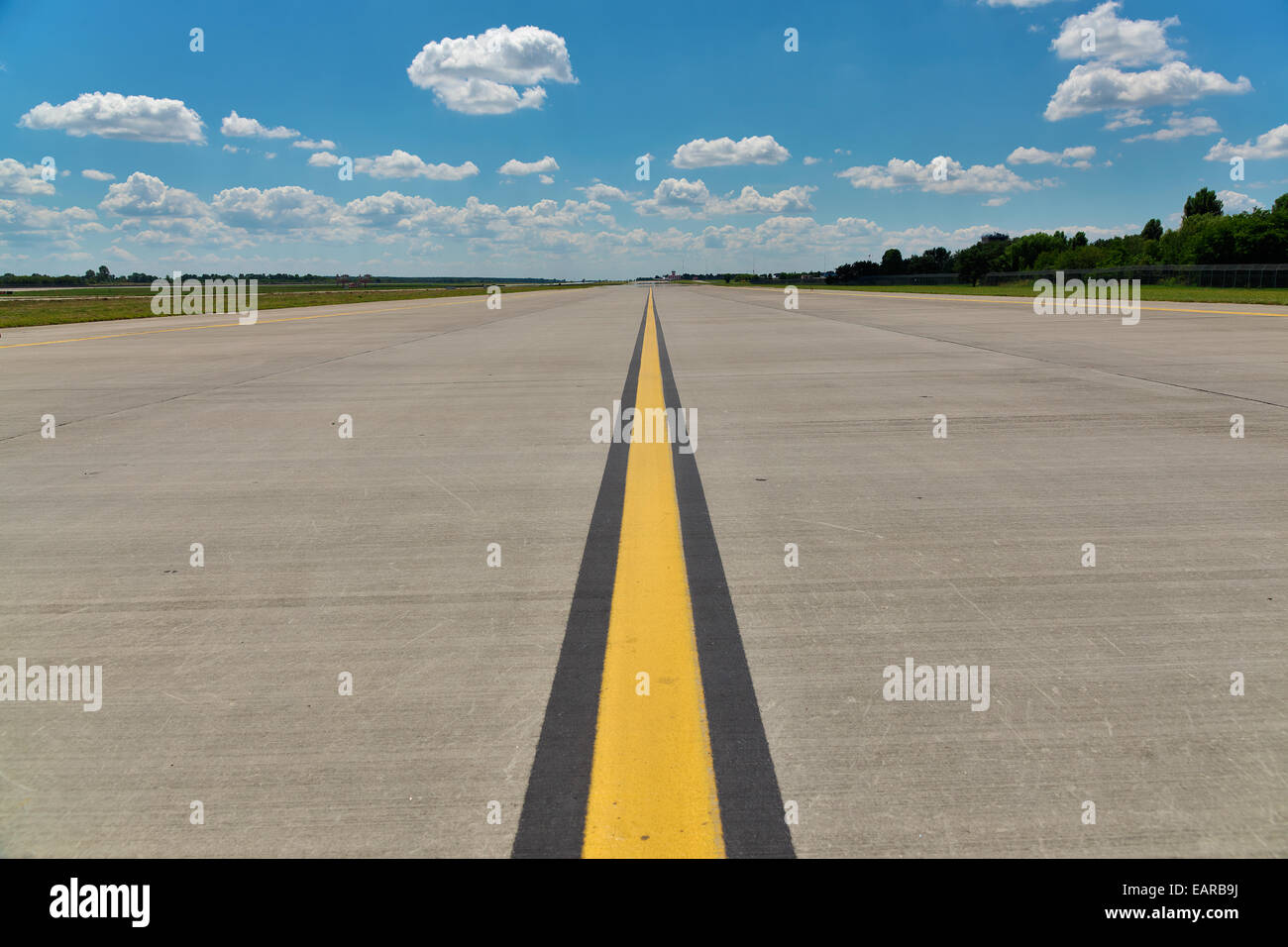 Empty Plane Runway
