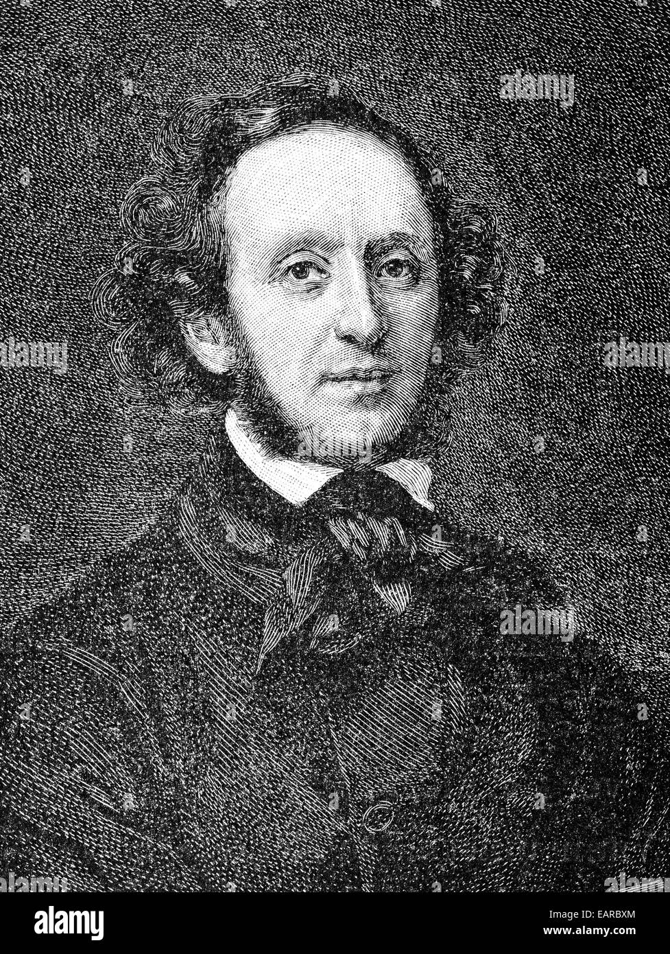 Felix Mendelssohn 1809 1847 German Composer Stock Photos & Felix ...