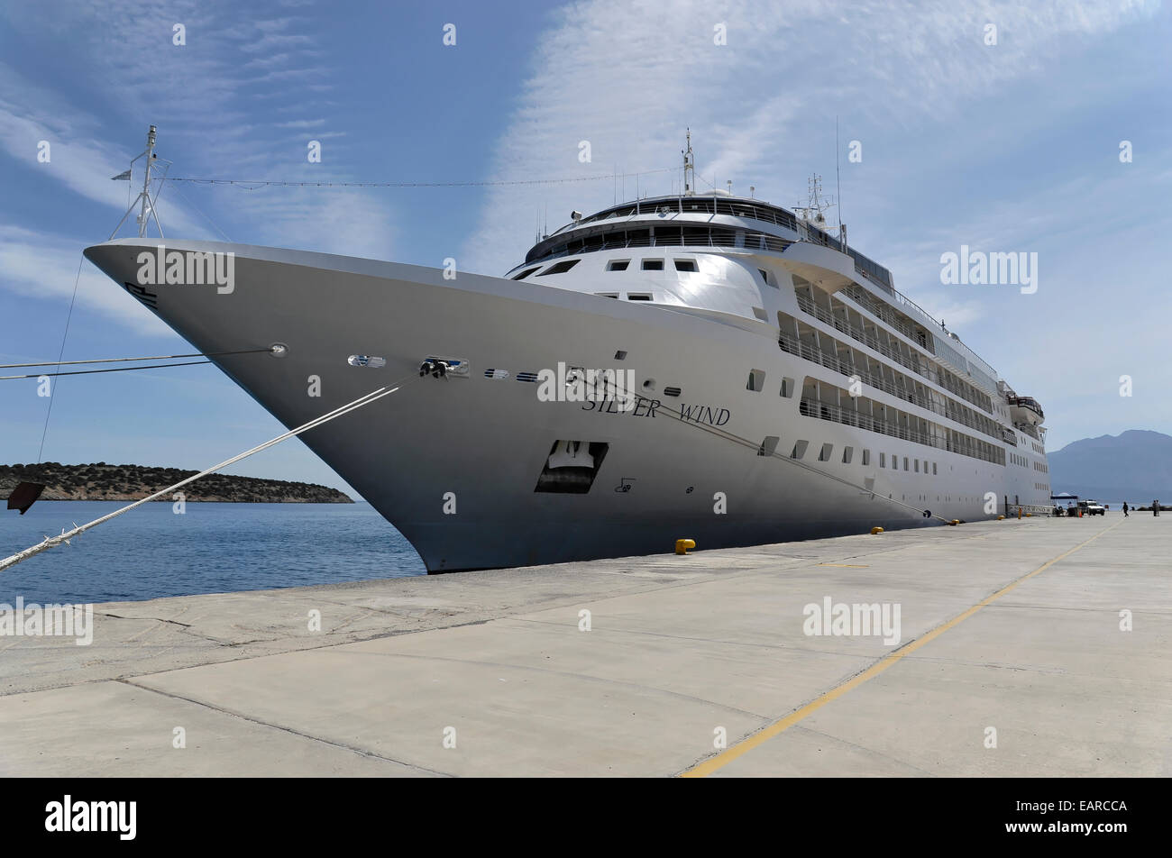 Silver Wind, cruise ship, built in 1995, length 155.75m, 296 passengers ...