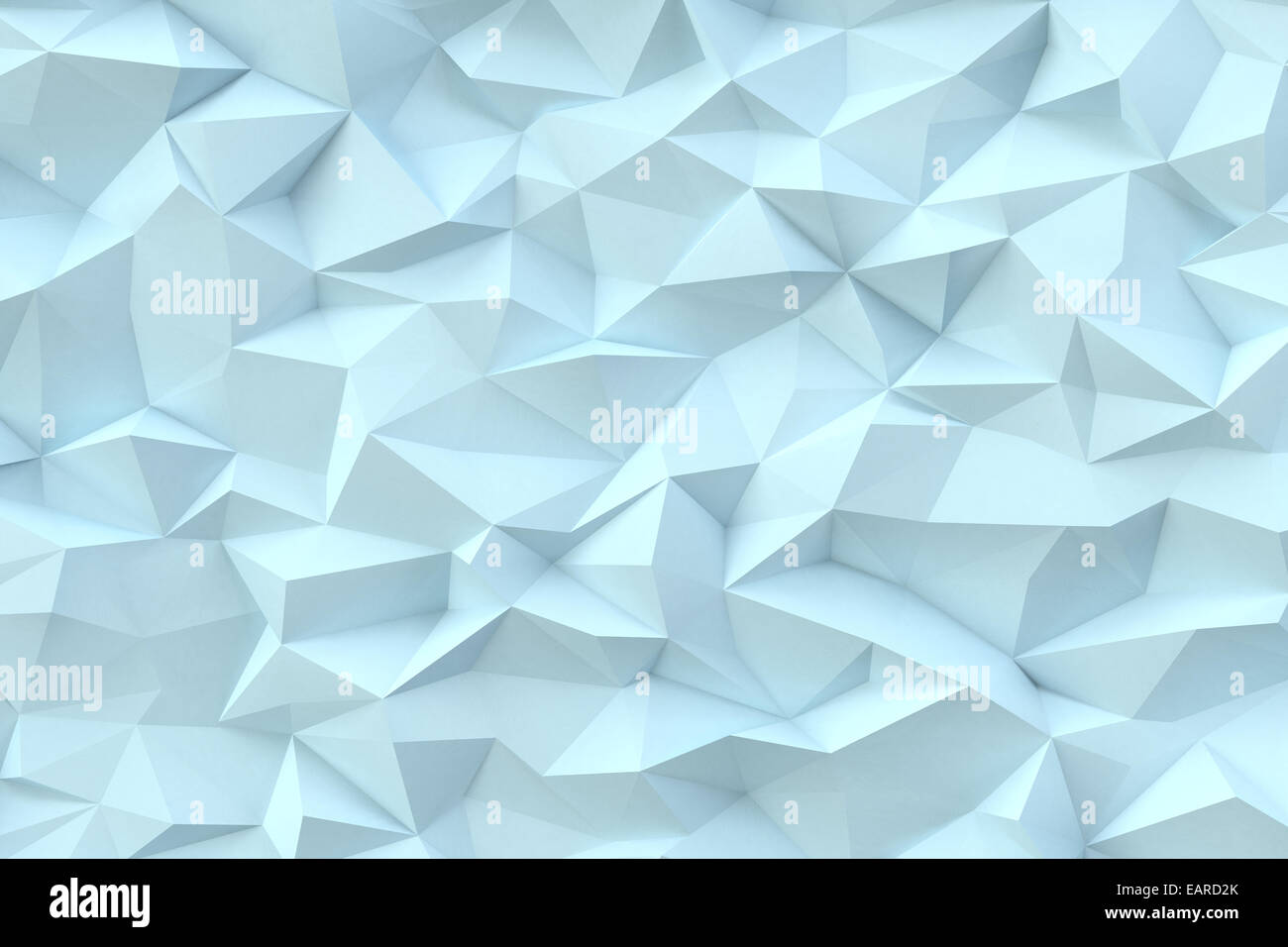 Abstract teal color triangles background, 3d render illustration Stock ...