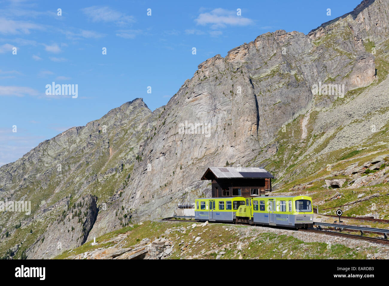 Reisseck Mountain Railway, Reißeckgruppe, Hohe Tauern, Central Eastern ...