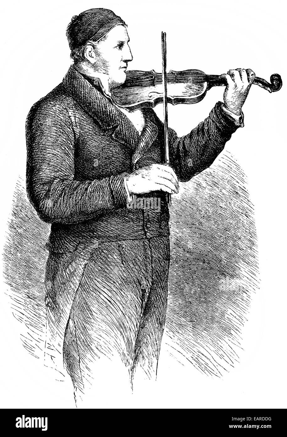 Louis or Ludwig Spohr, 1784 - 1859, a German composer, conductor ...