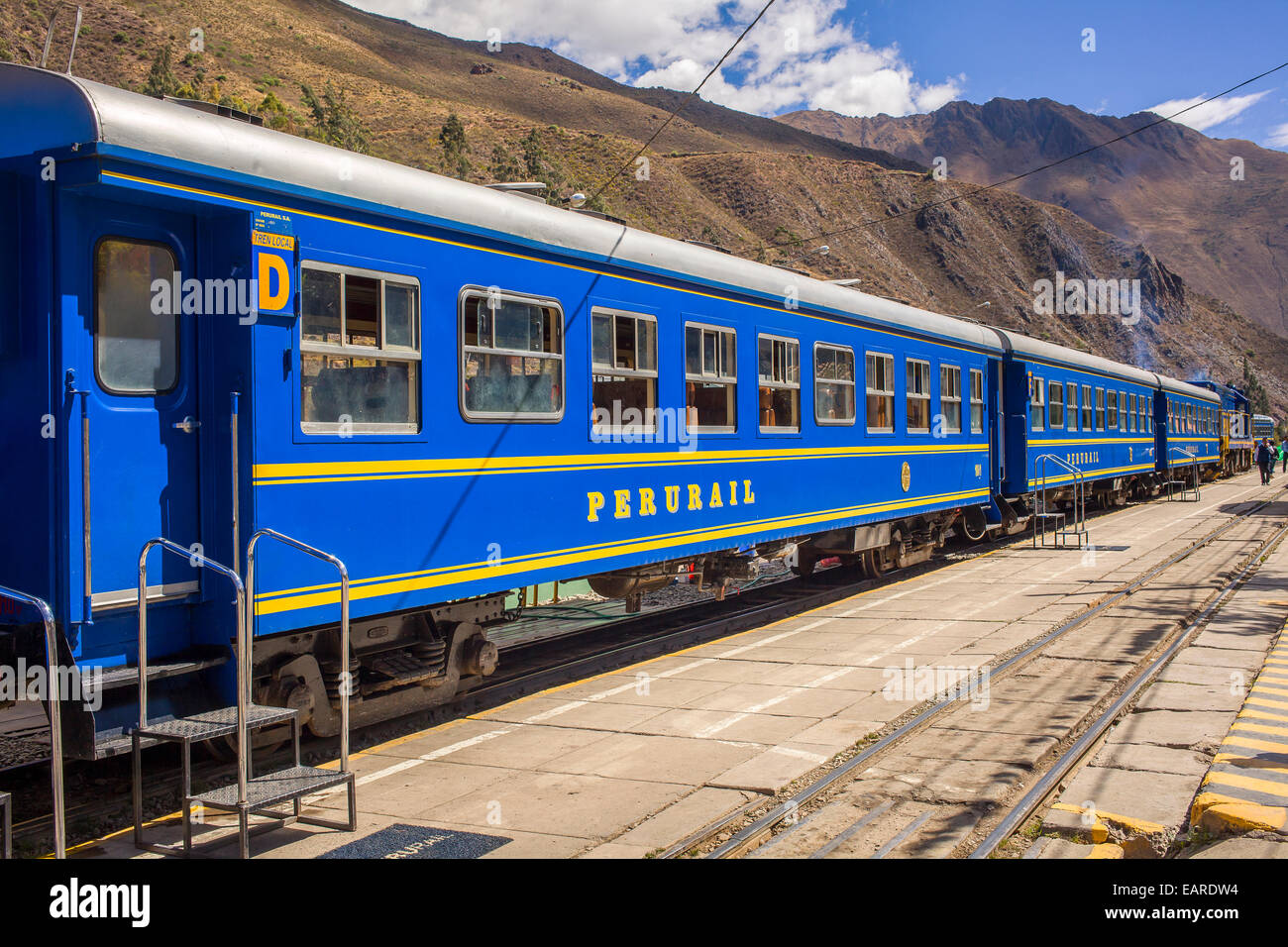 Ollantaytambo train inca hi-res stock photography and images - Alamy
