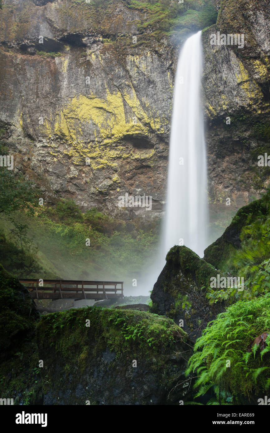 Elowah Falls, Columbia River Gorge, Portland, Oregon, United States ...