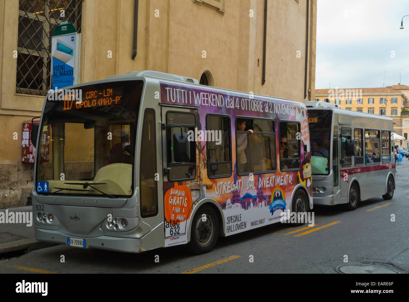 Small buses rome italy hi-res stock photography and images - Alamy