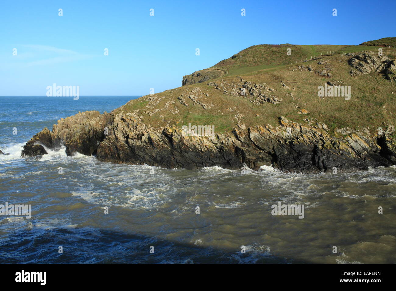 Kellan head, Port Quin, North Cornwall, England, UK Stock Photo - Alamy