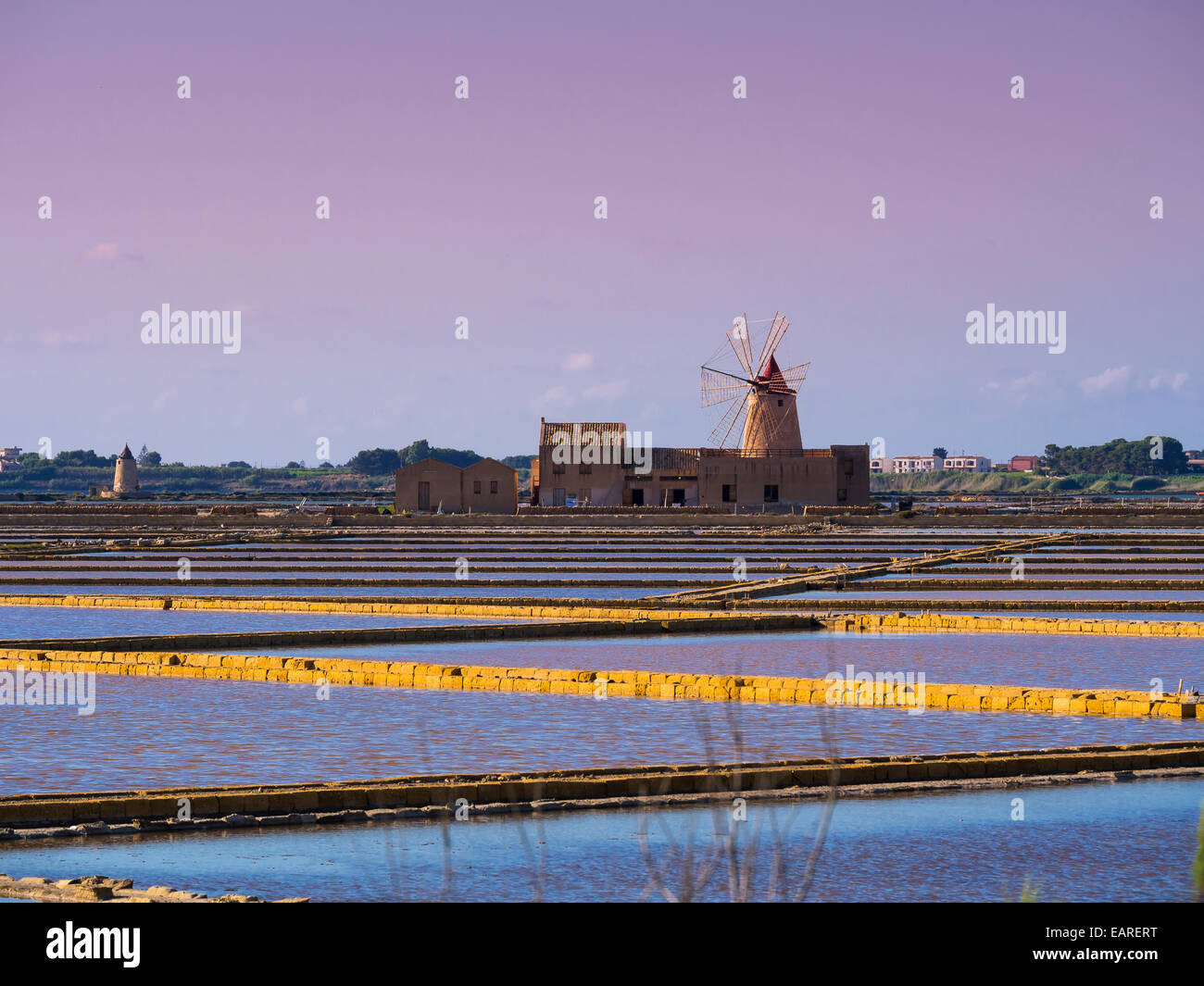 Trapani salt production hi-res stock photography and images - Alamy