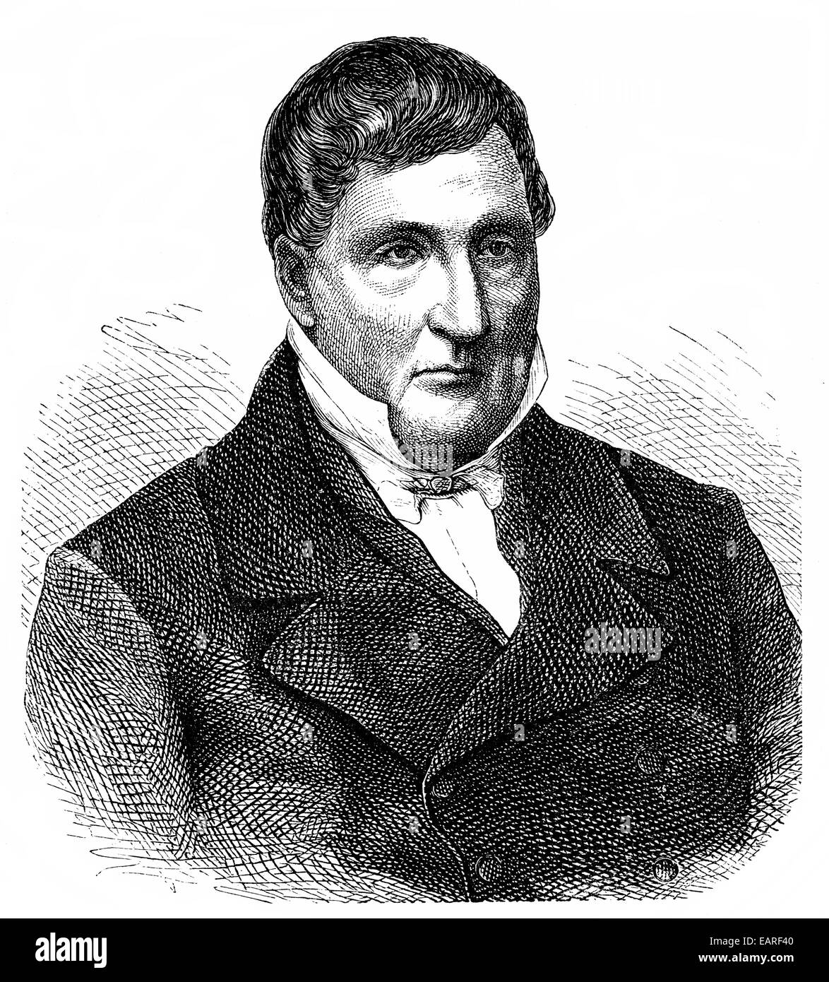 Louis or Ludwig Spohr, 1784 - 1859, a German composer, conductor ...