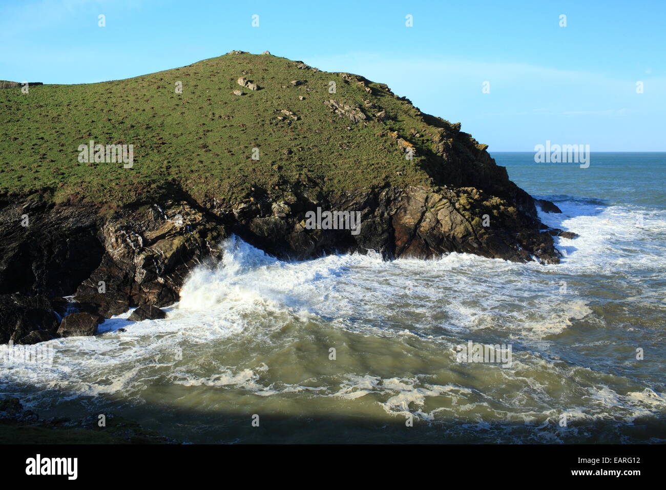 Doyden point, Port Quin, North Cornwall, England, UK Stock Photo - Alamy
