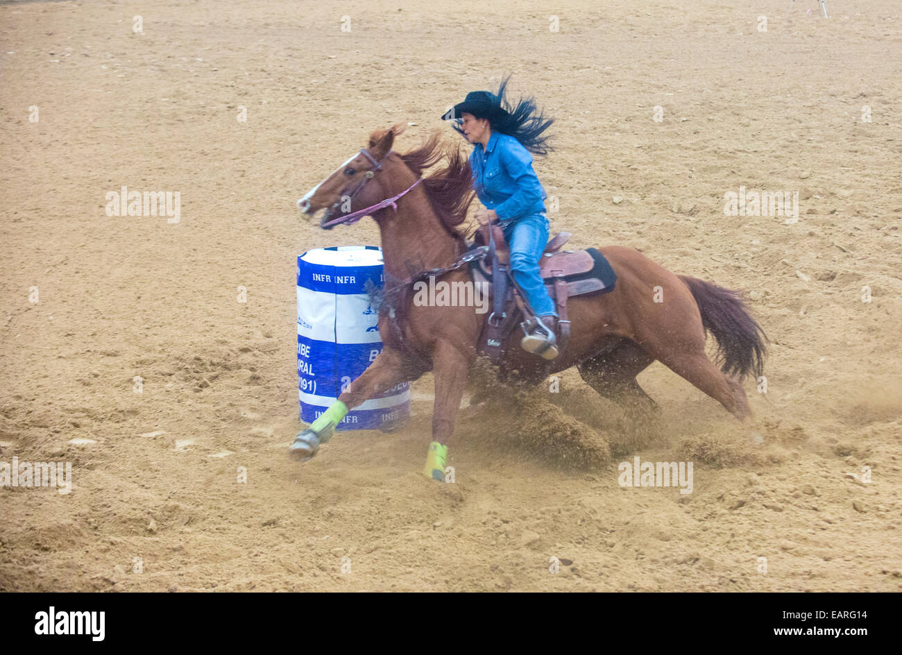 Barrel race hi-res stock photography and images - Alamy