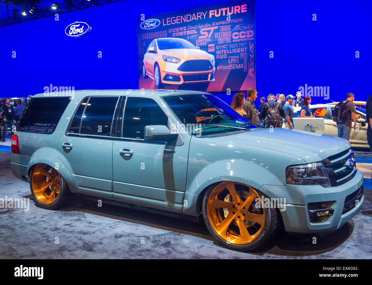 The Ford booth at the SEMA Show in Las Vegas, Navada Stock Photo - Alamy