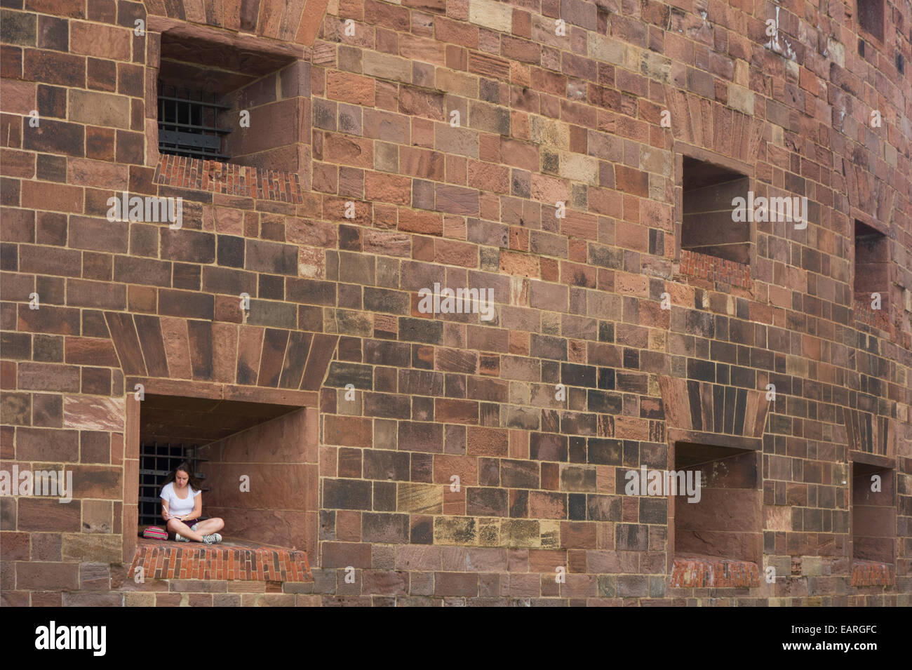Castle Williams on Governors Island New York Stock Photo - Alamy