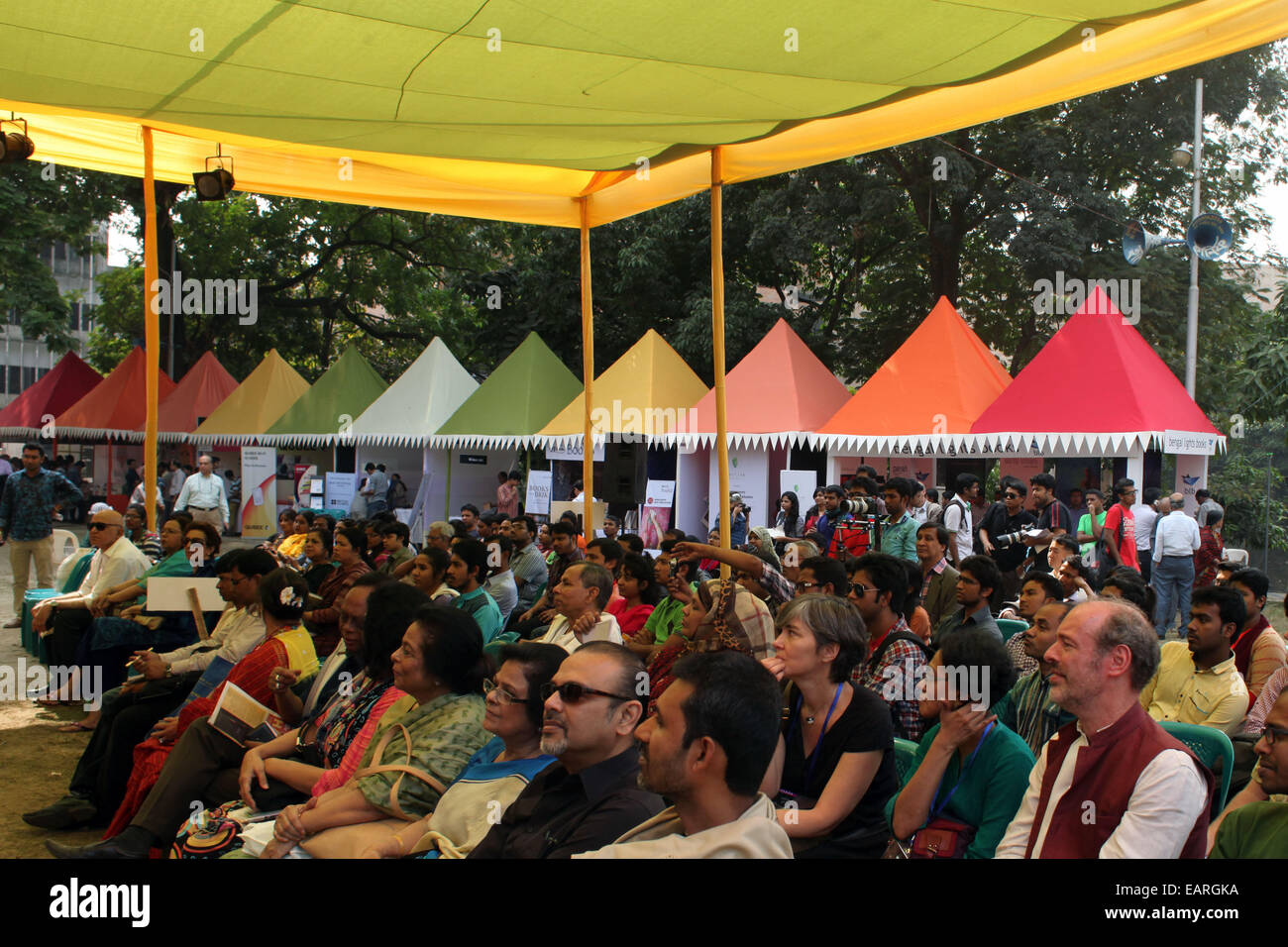 Dhaka, Bangladesh. 20th Nov, 2014. Hay Festival Dhaka takes place 20 ...
