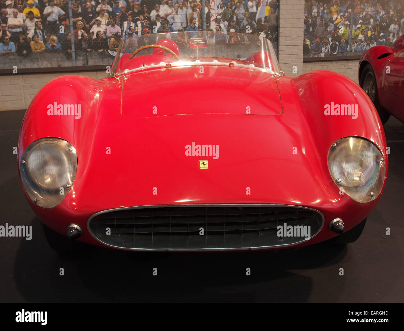 A 1957 Ferrari 500 TRC, featuring a 4-cylinder engine, 1985cc ...