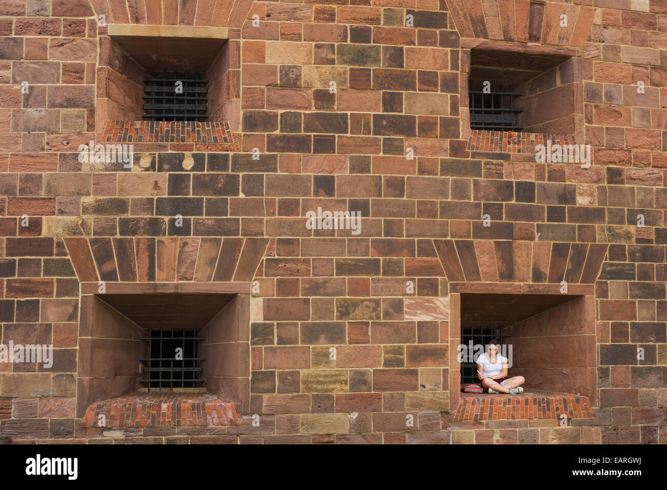 Castle Williams on Governors Island New York Stock Photo - Alamy