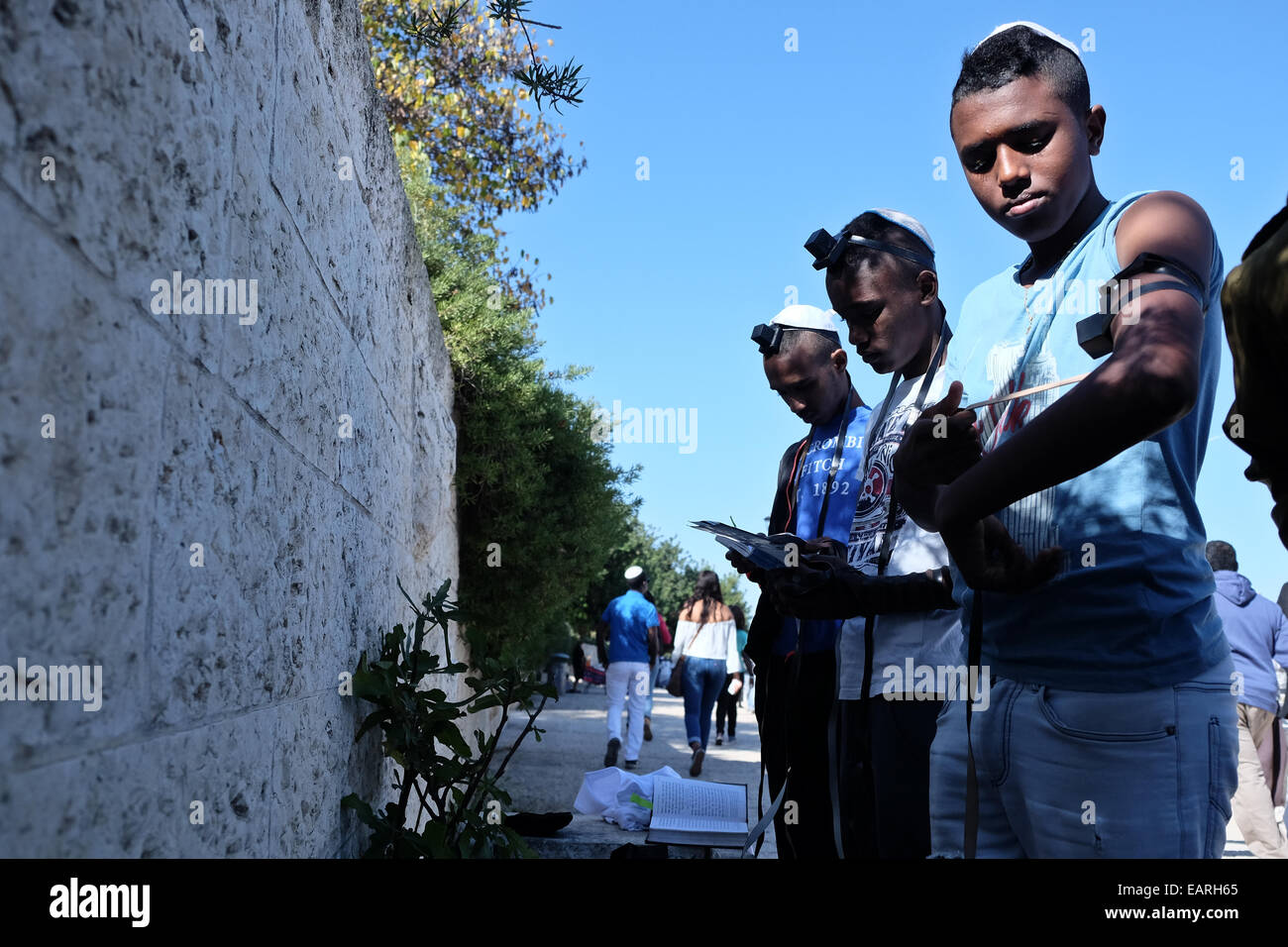 Jerusalem. 20th Nov, 2014. The Jewish Ethiopian community in Israel ...