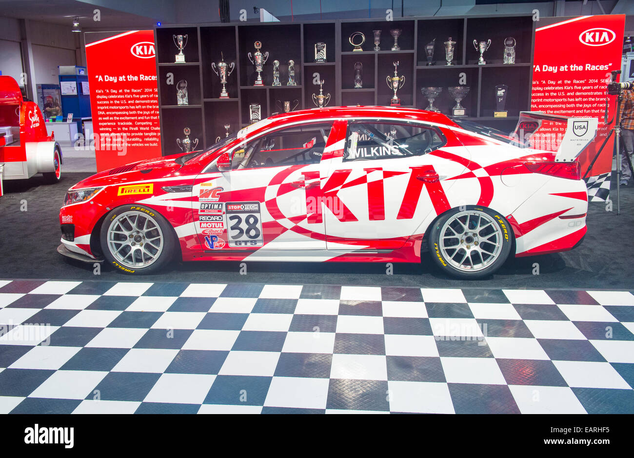 Kia at auto show hi-res stock photography and images - Alamy