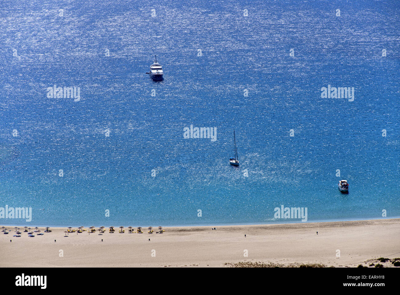 Magganari magnificent beach, one of the most beautiful of the Aegean ...