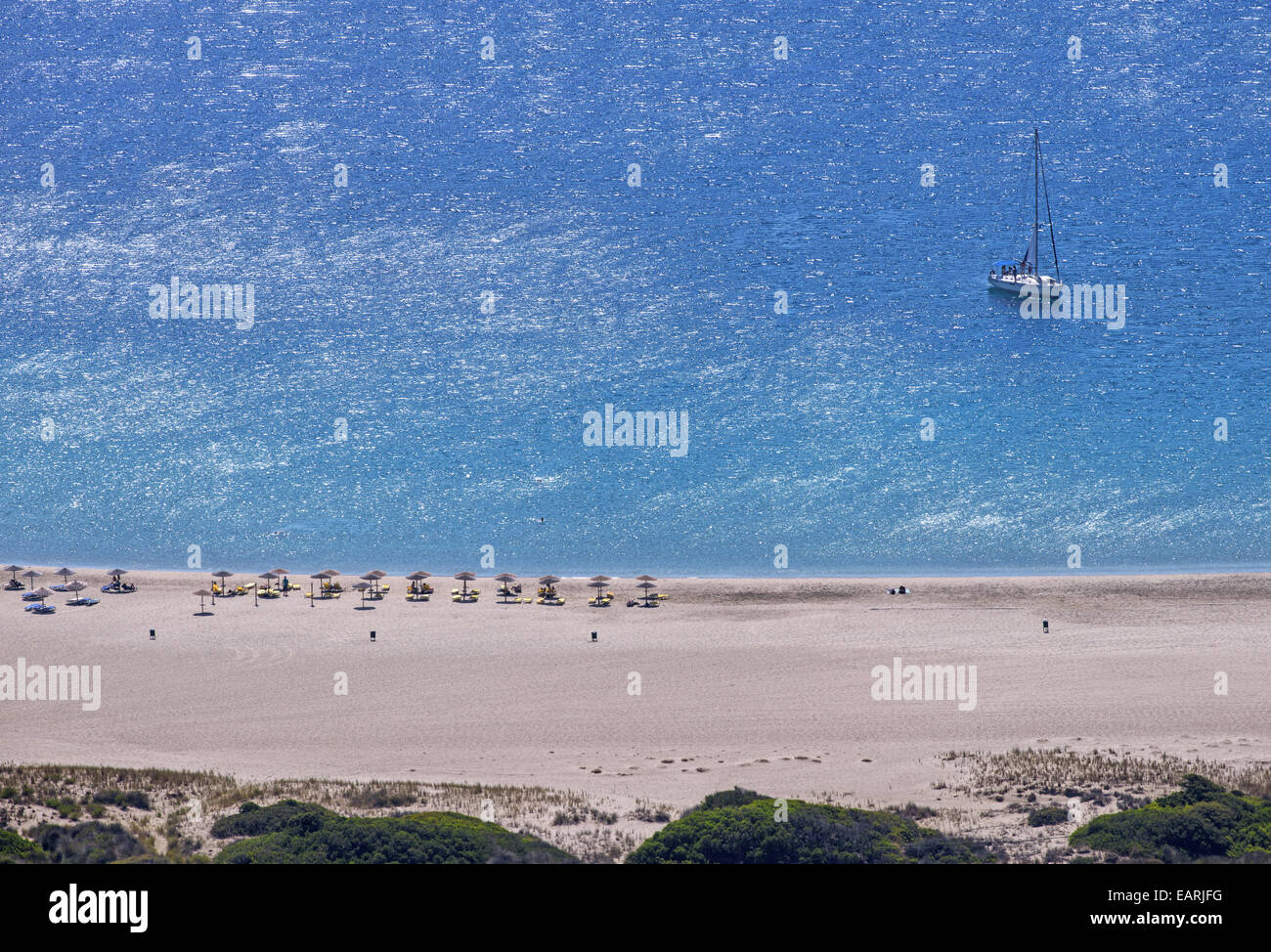 Magganari magnificent beach, one of the most beautiful of the Aegean ...