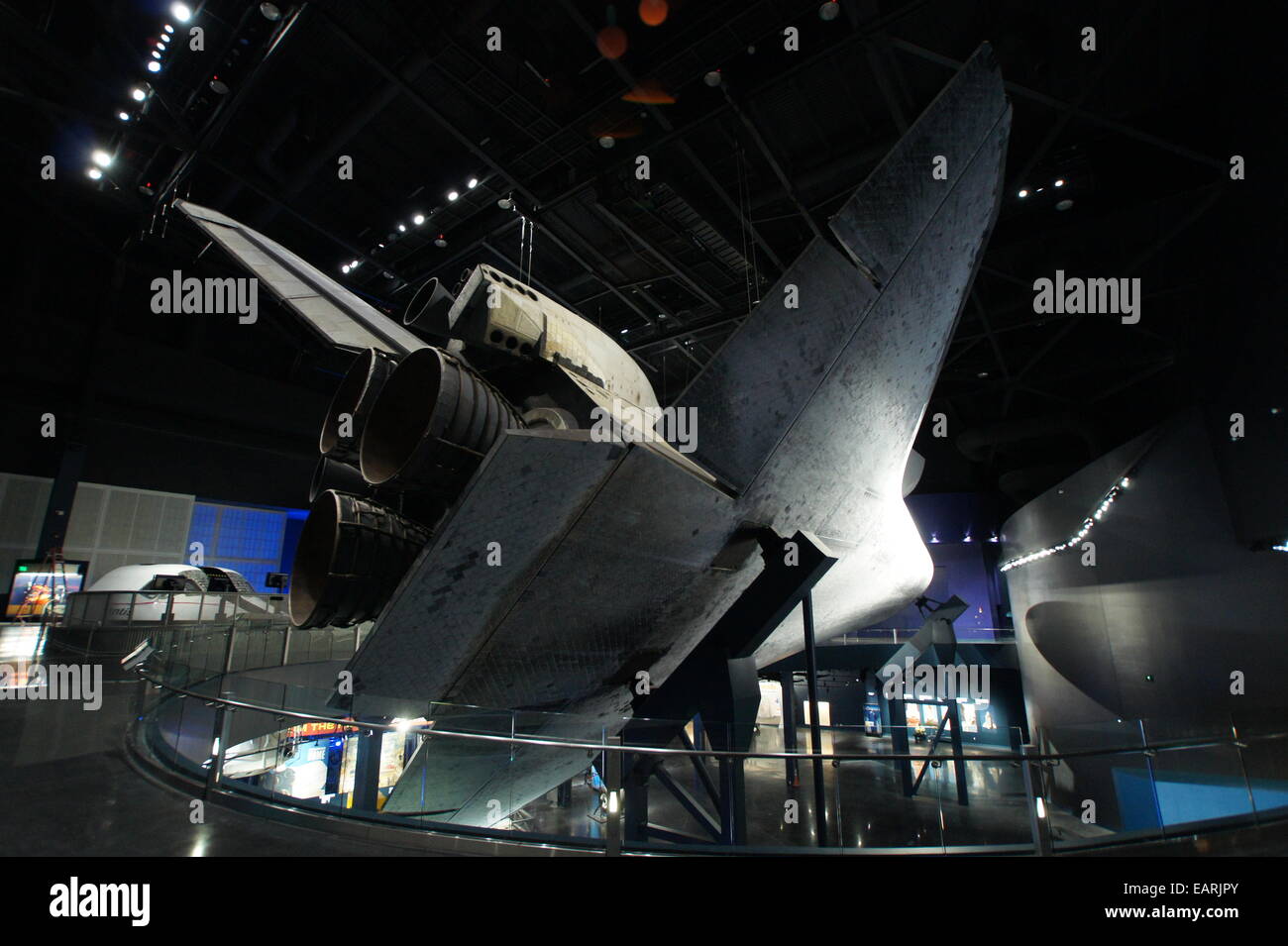 Space Shuttle Atlantis on Display at NASA Kennedy Space Center Stock ...