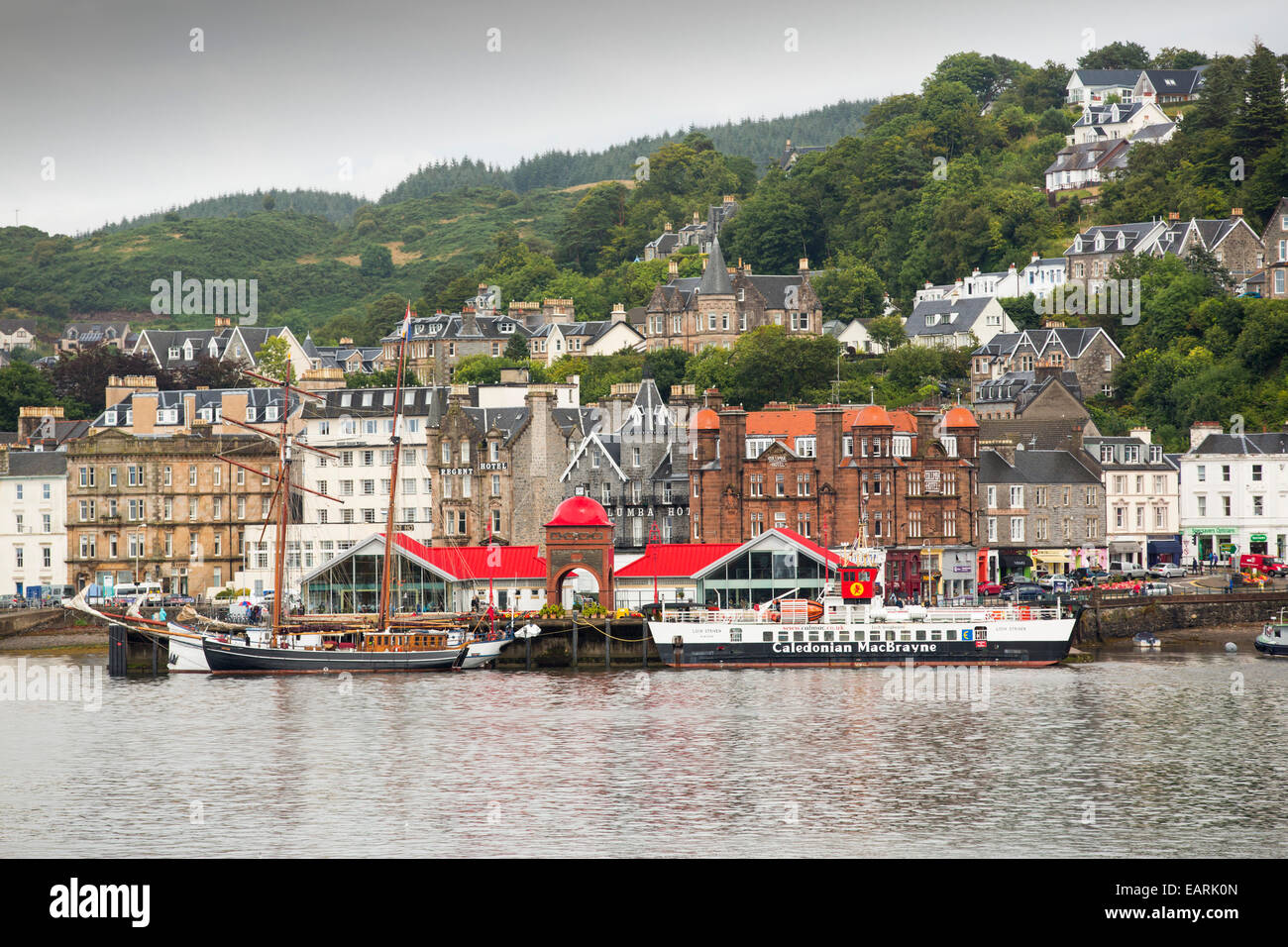 Oban sea front, scotland, UK Stock Photo - Alamy