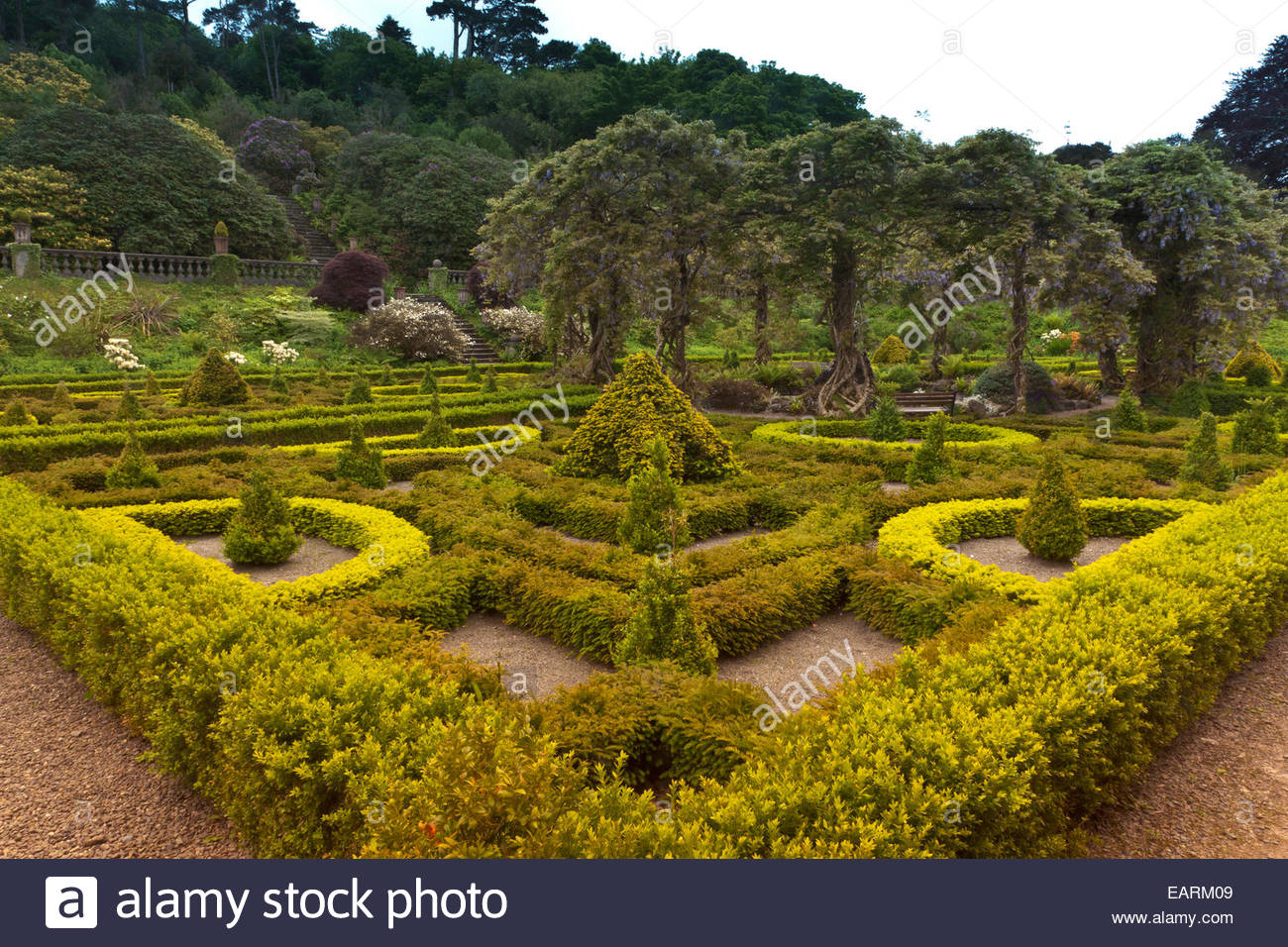Bantry House is surrounded by exquisite ornamental gardens Stock Photo ...