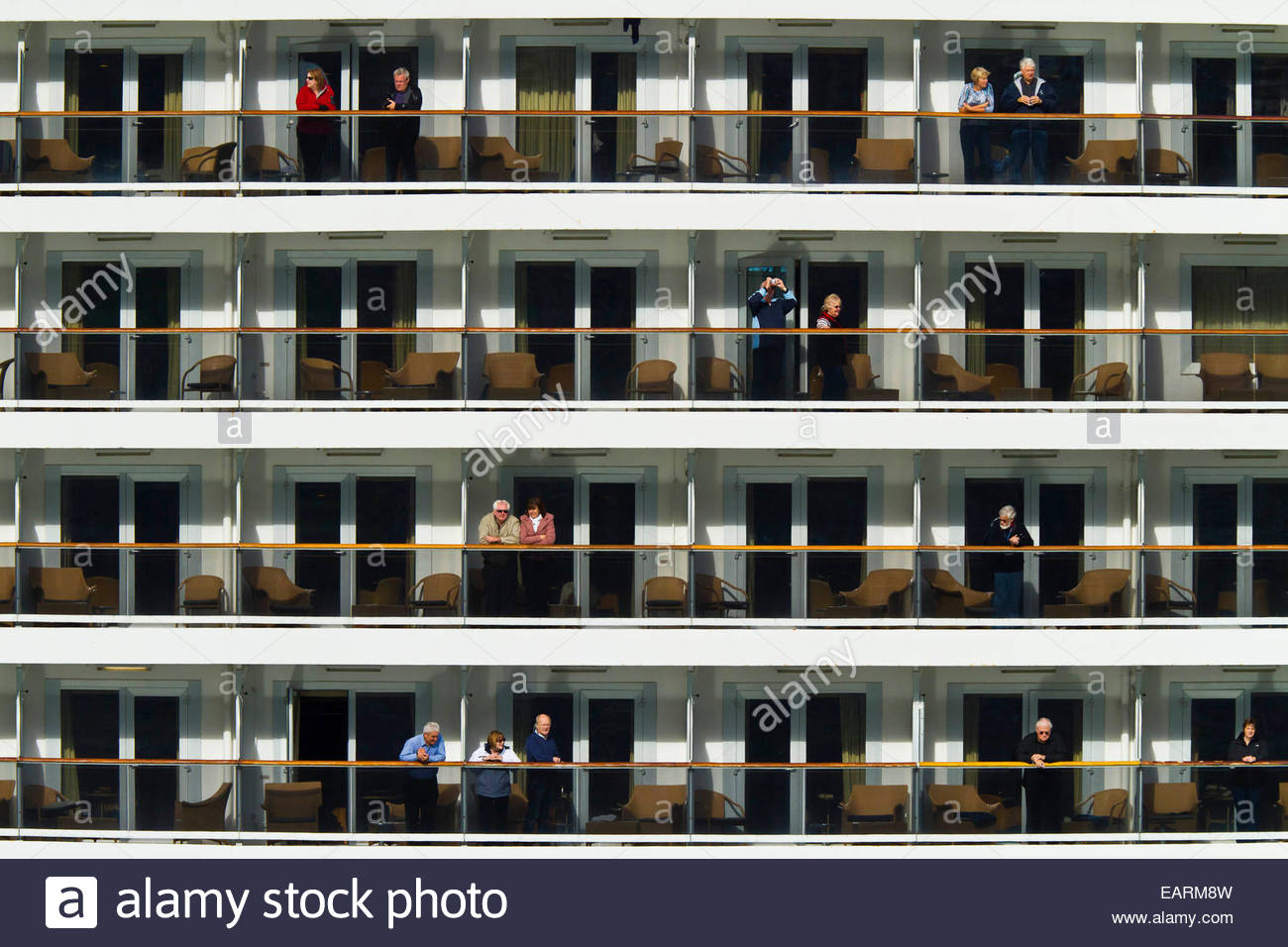 Group of balconies hi-res stock photography and images - Alamy