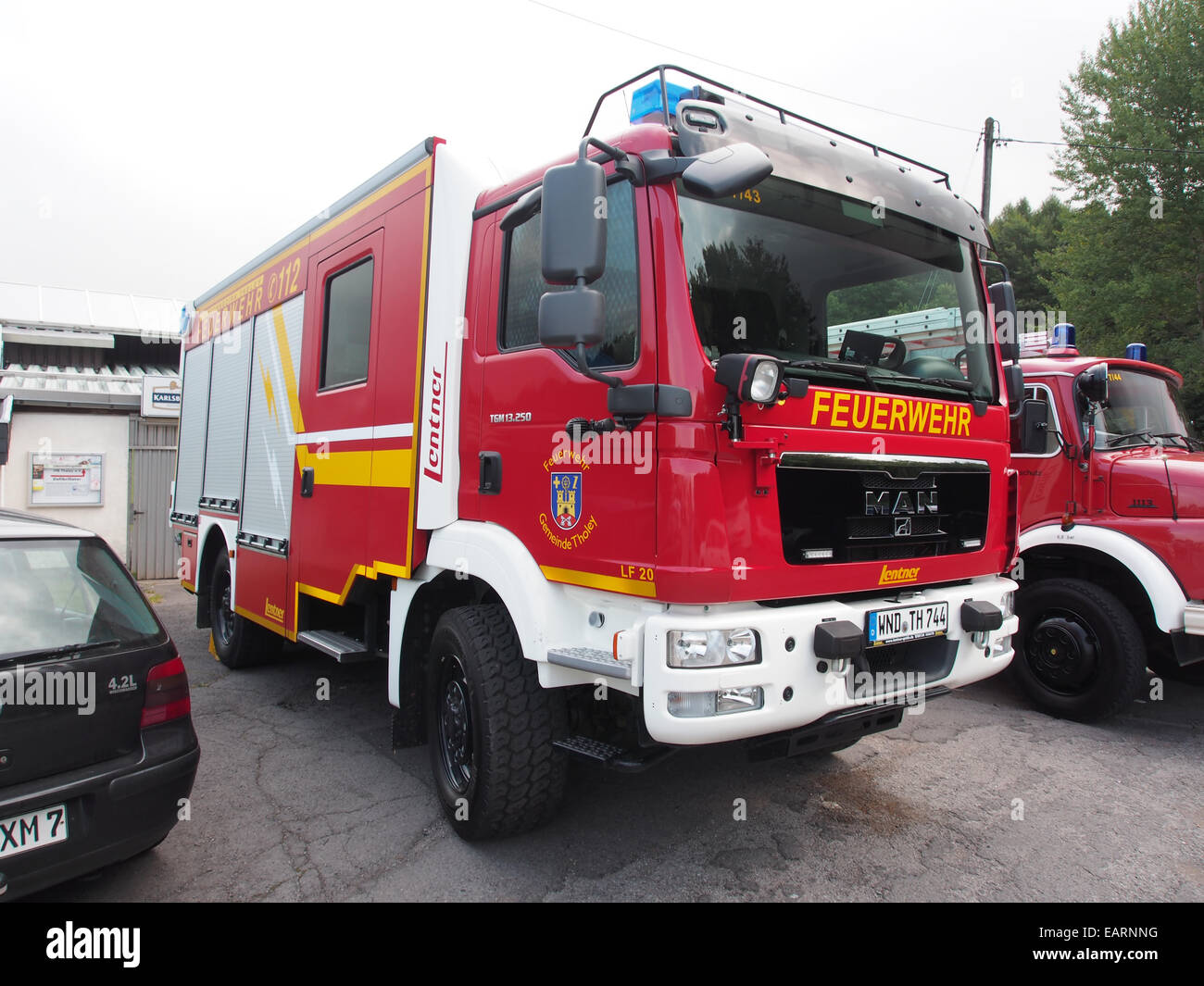 MAN TGM 13.250 fire truck from Lenter, part of the Feuerwehr Gemeinde ...