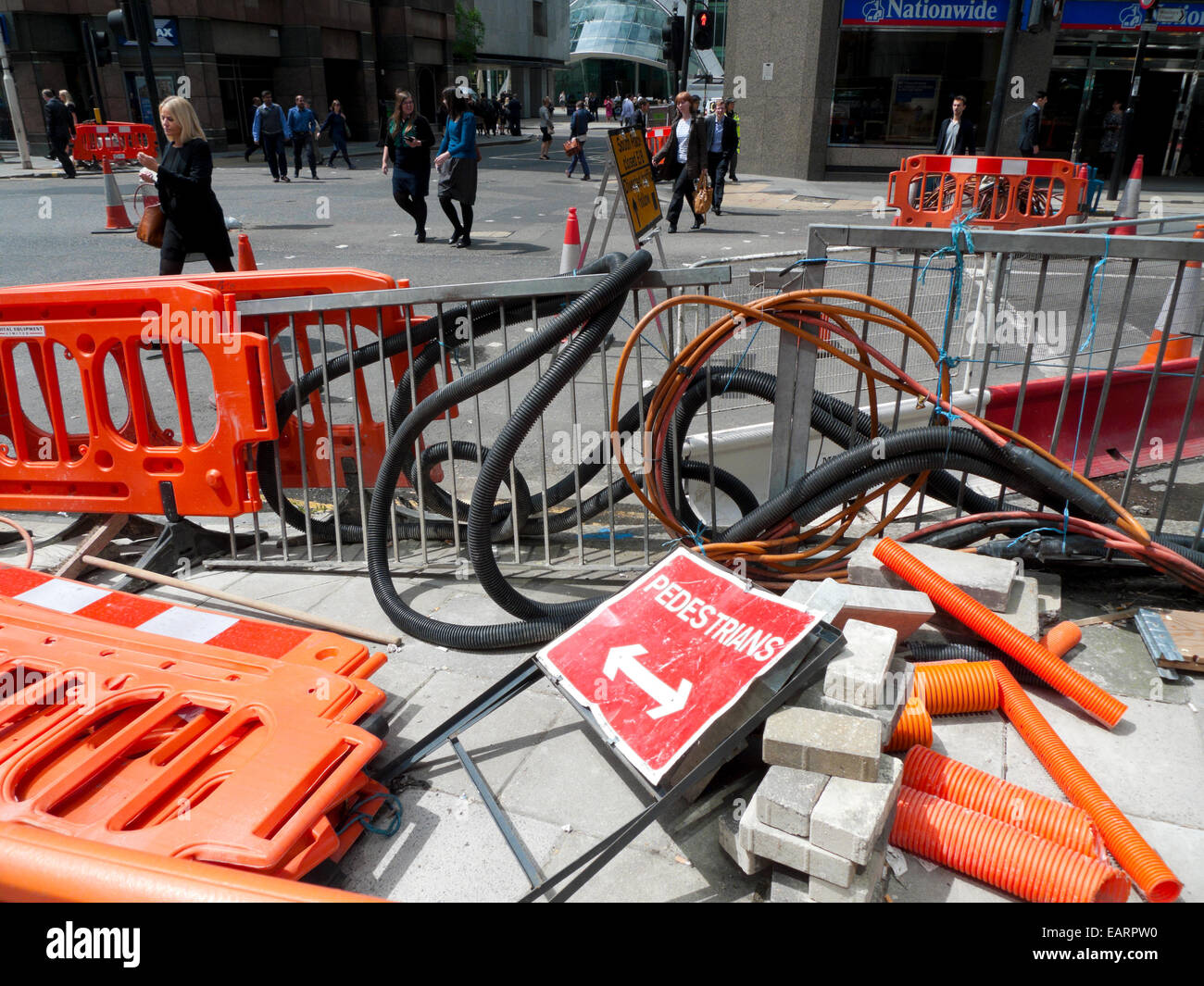 Pedestrian barrier hi-res stock photography and images - Alamy