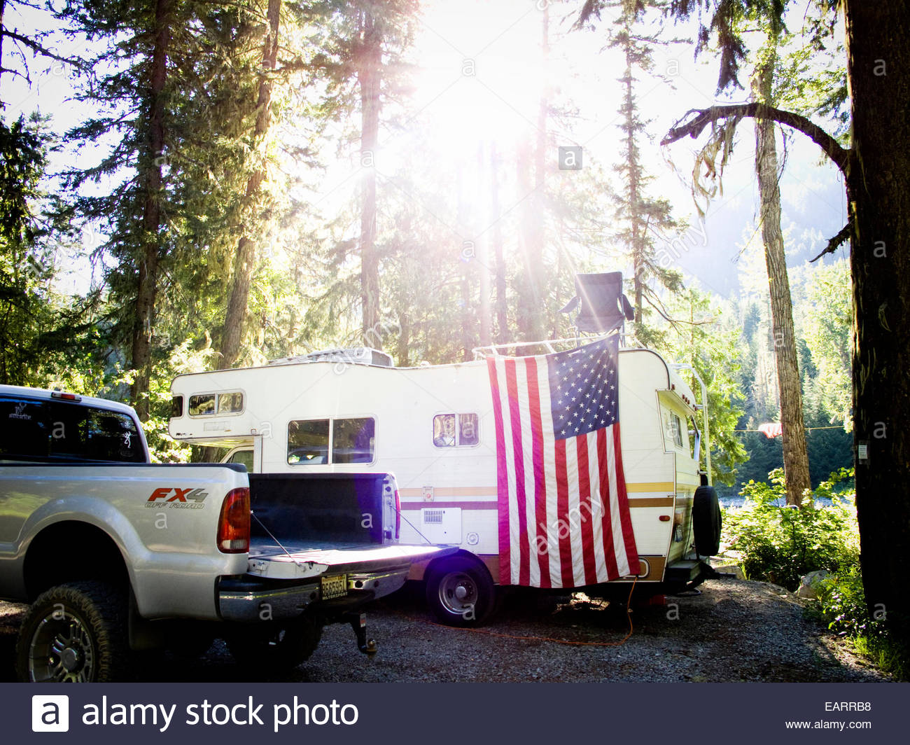 Evergreen Rv Stock Photos & Evergreen Rv Stock Images - Alamy