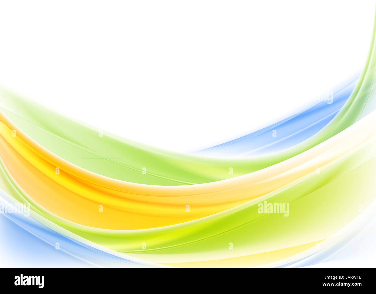 Bright colorful shiny waves design. Vector background Stock Photo - Alamy