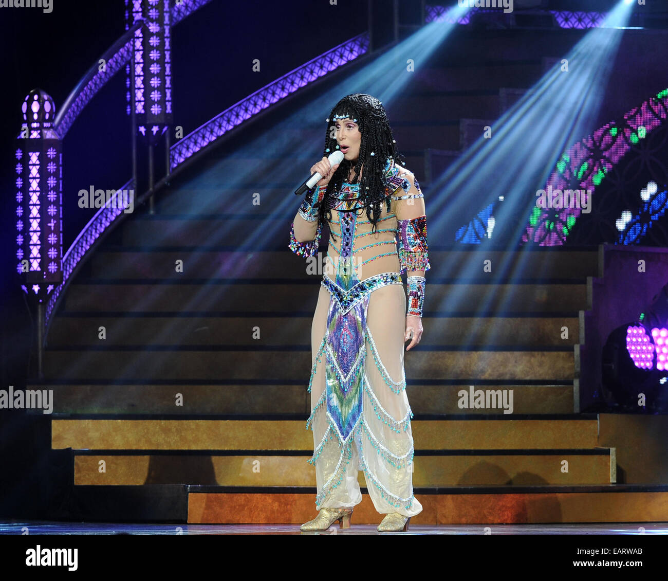 SUNRISE, FL - MAY 17: Cher performs during the D2K Tour at the BB&T ...