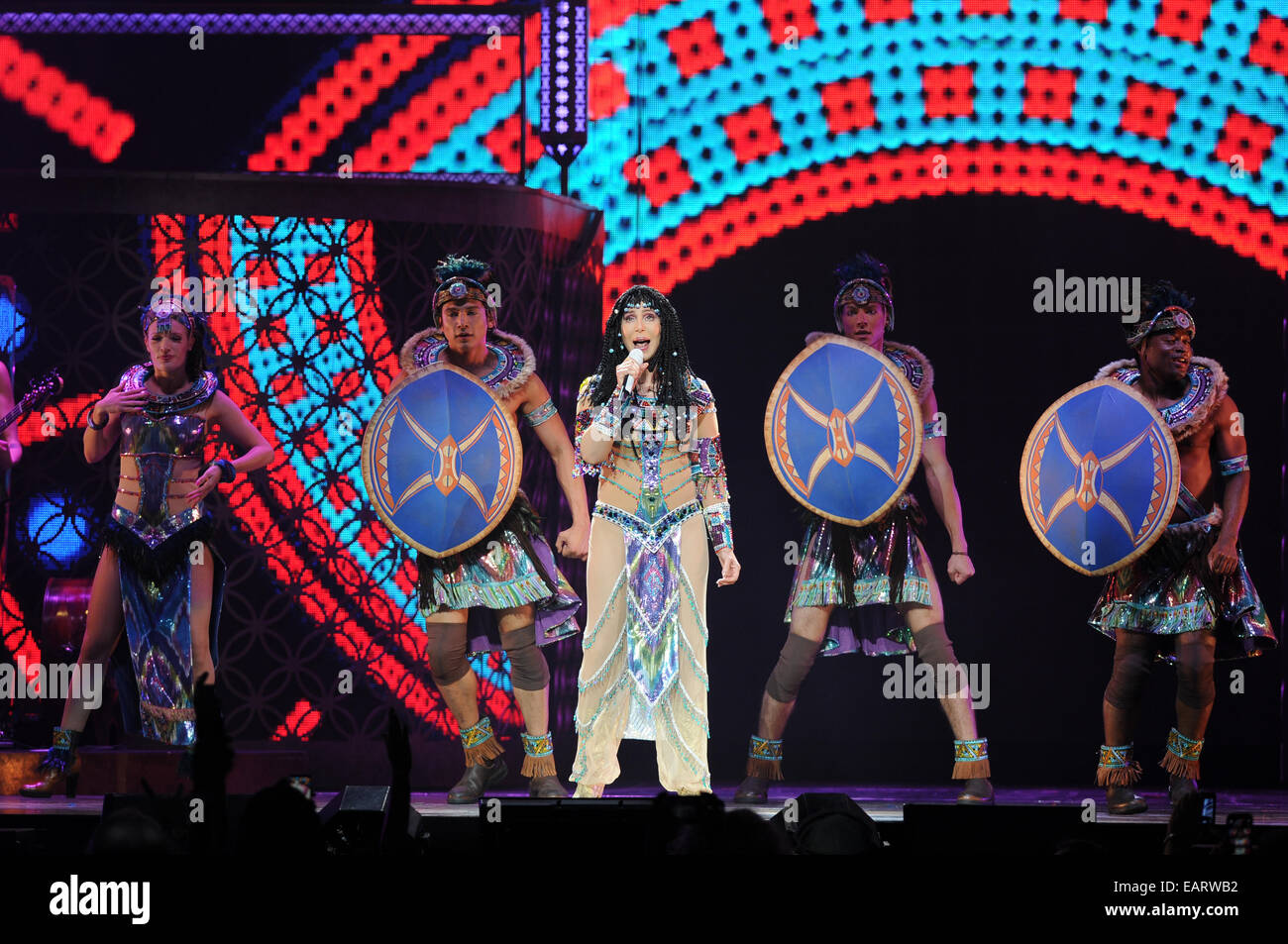 SUNRISE, FL - MAY 17: Cher performs during the D2K Tour at the BB&T ...