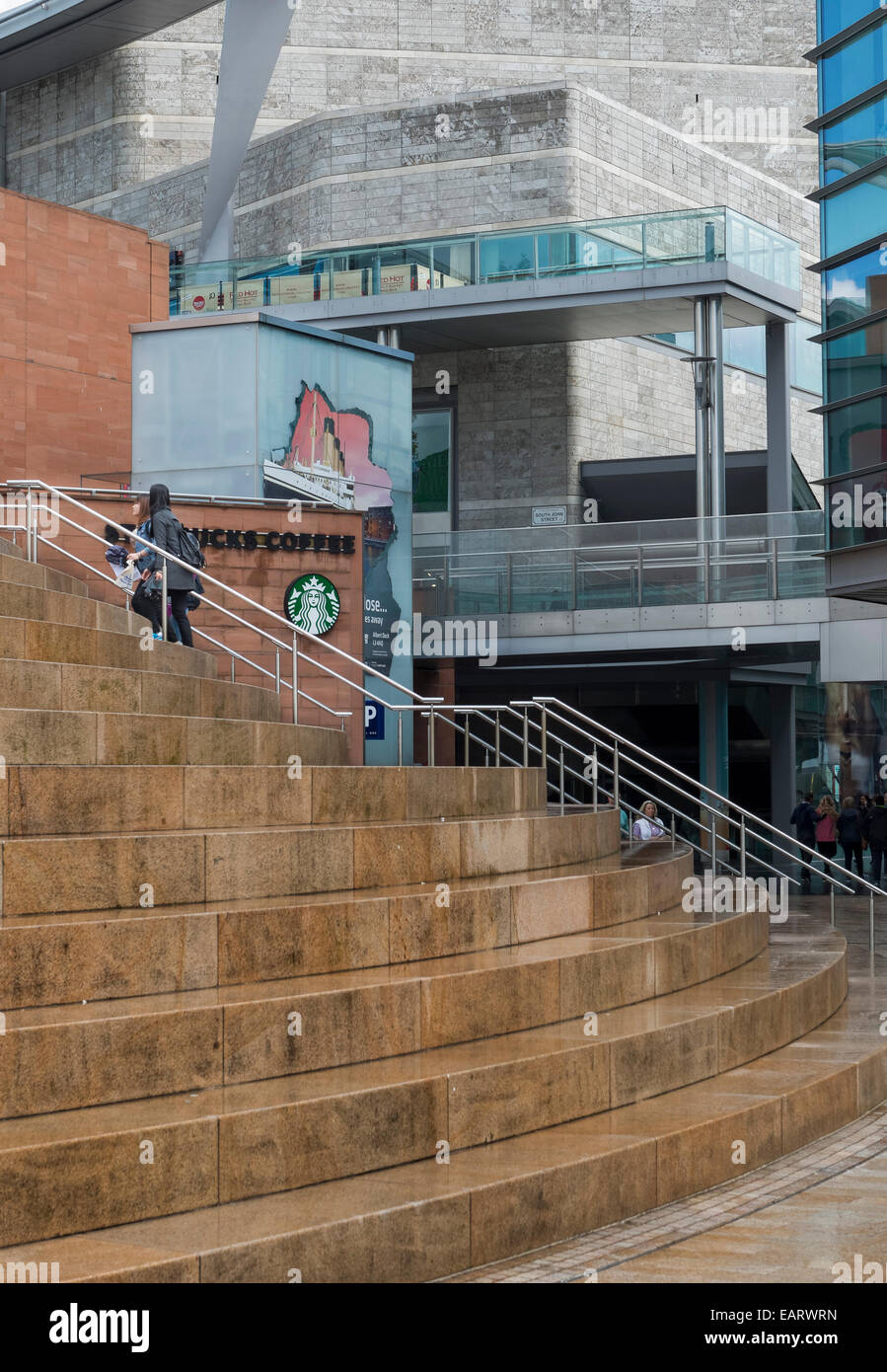 Liverpool - Great Britain - August 2014 - shopping mall Stock Photo - Alamy