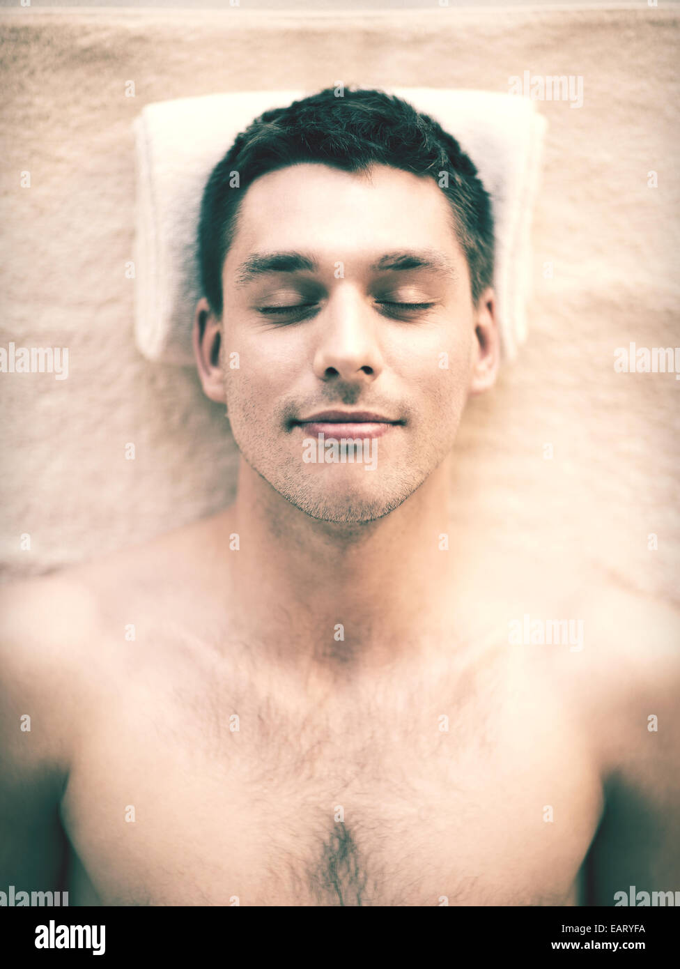man in spa Stock Photo - Alamy