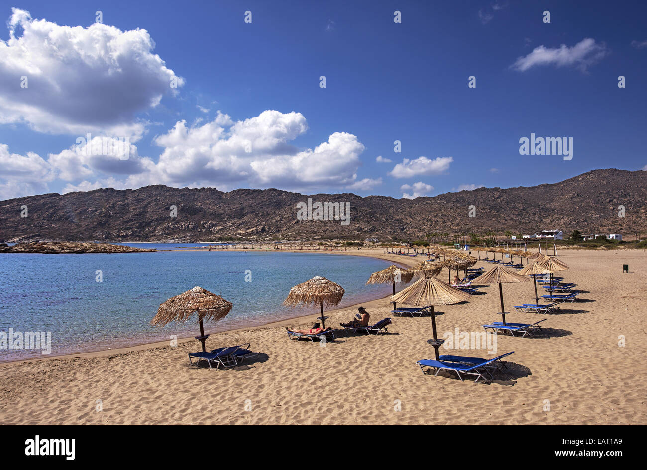 Close view to Magganari magnificent beach, one of the most beautiful of ...