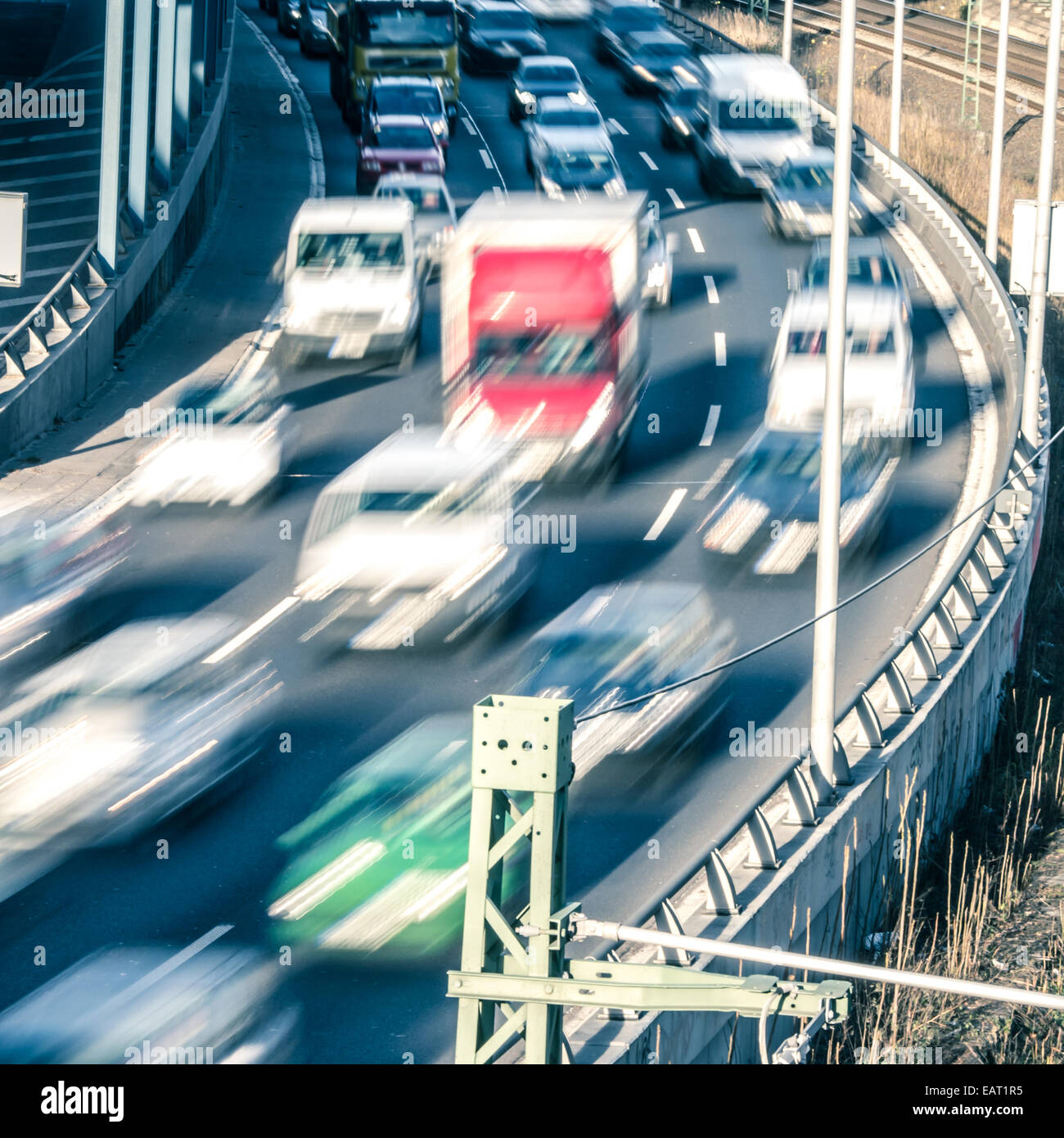 driving cars on a highway Stock Photo - Alamy